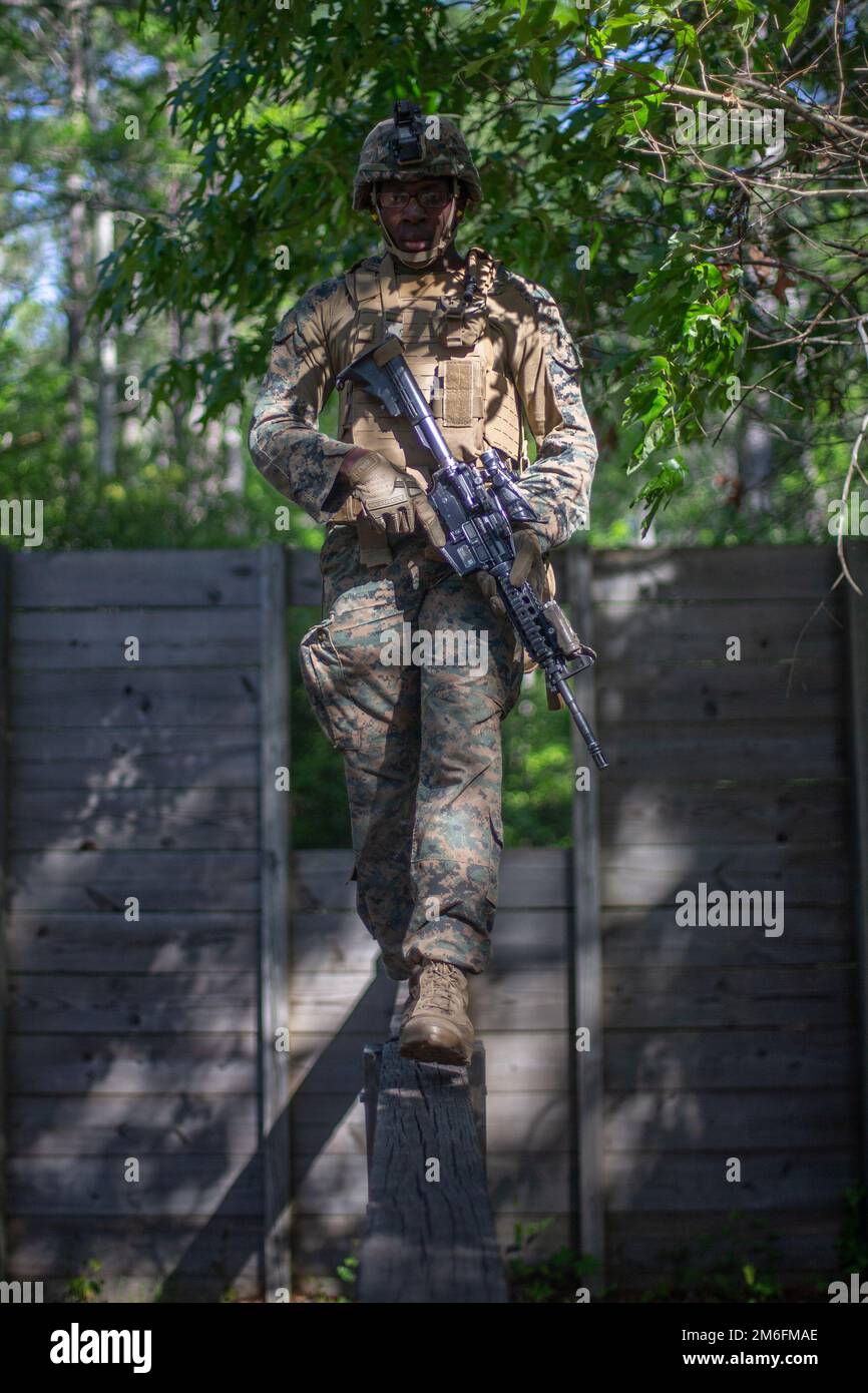 U.S. Marine Corps Pfc. Tykeim Simoneaux, a Vacherie, Louisiana, native ...