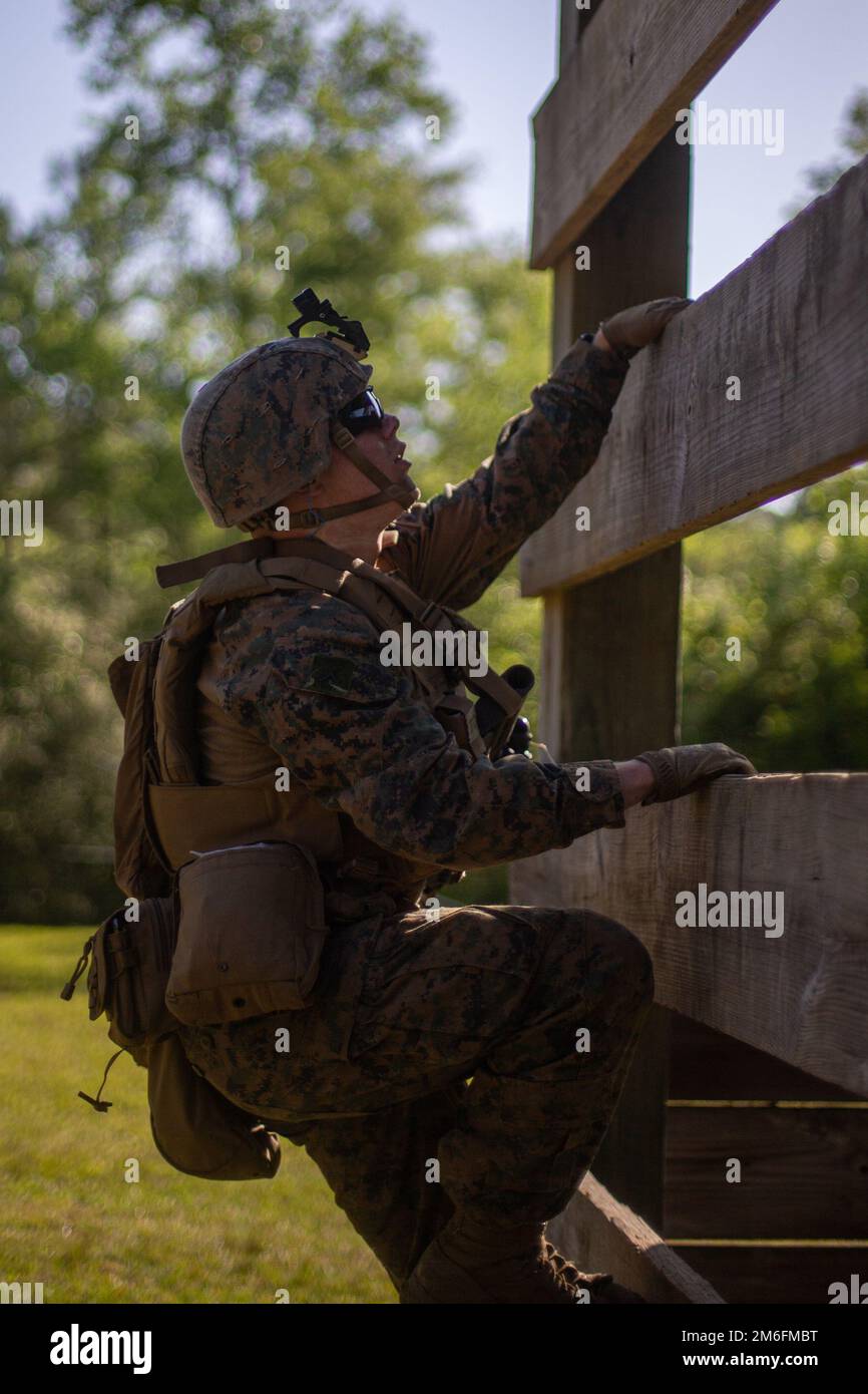 U.S. Marine Corps Pfc. Justin Teague, a Dallastown, Pennsylvania ...