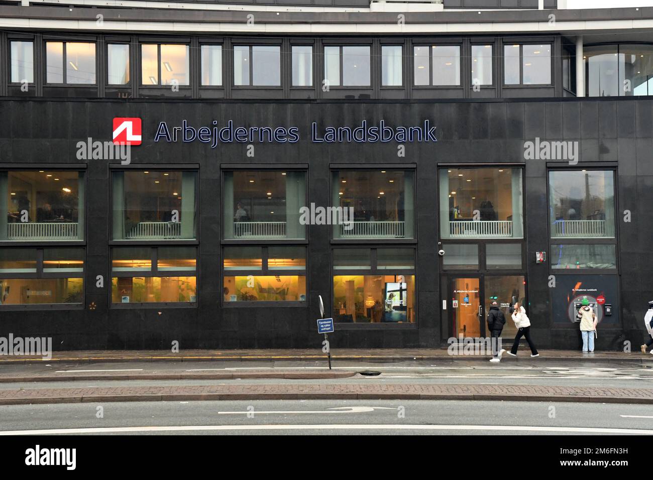 Copenhagen/Denmark/04 January 2023/ Two danish banks Arbejdernes ...