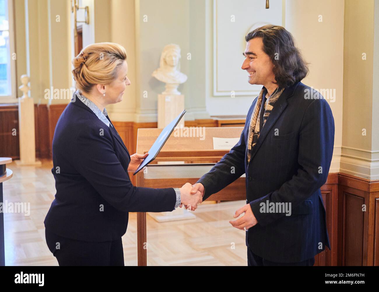 Berlin, Germany. 04th Jan, 2023. Franziska Giffey (SPD), Governing ...