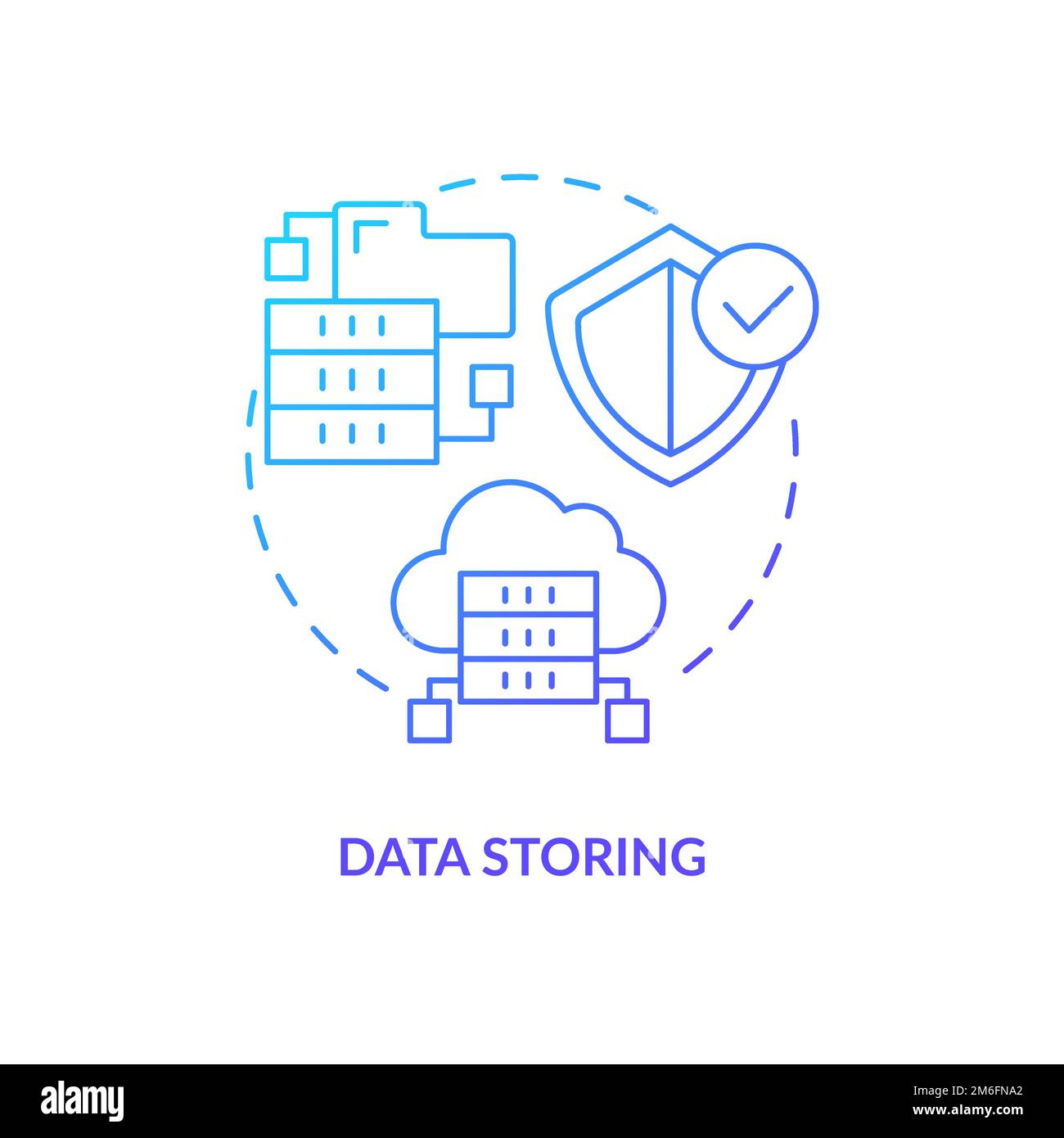 Storing data Stock Vector Images - Alamy