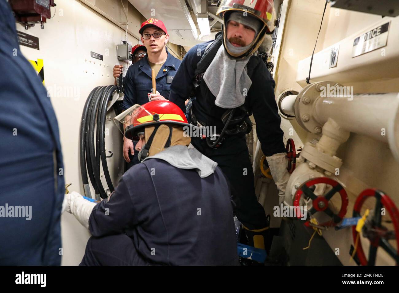 220427-N-UN585-2263 MEDITERRANEAN SEA (April 27, 2022) Sailors assigned ...
