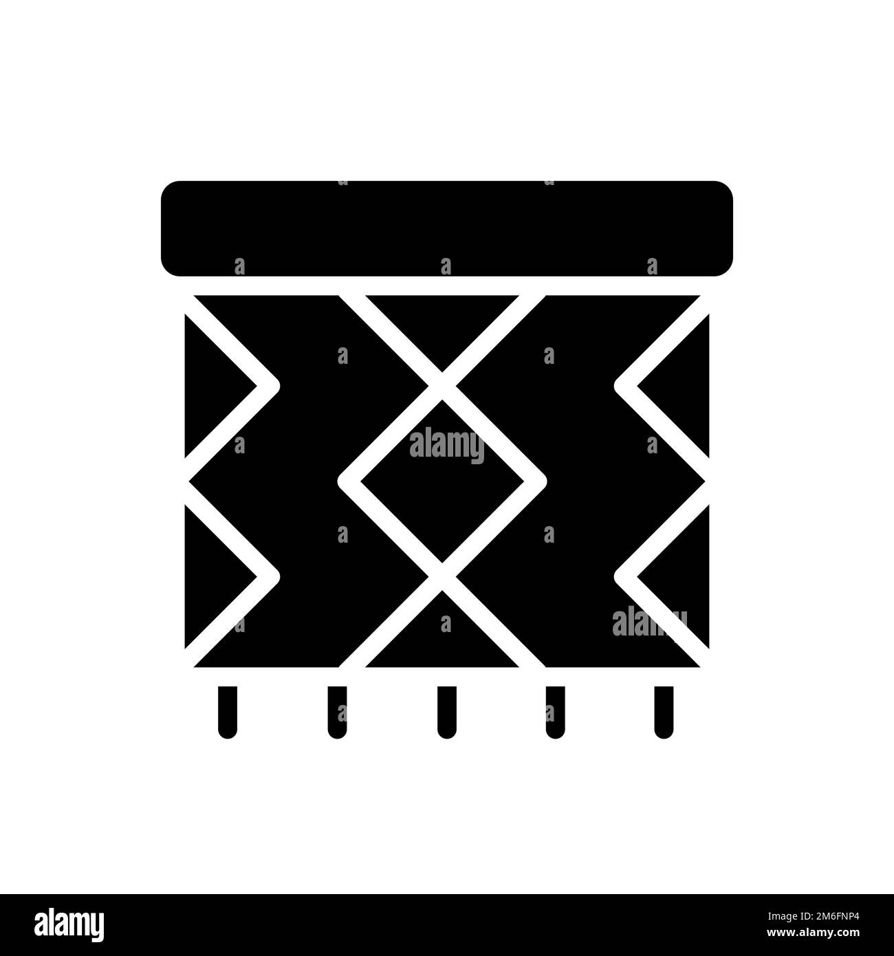 Rug black glyph icon Stock Vector Image & Art - Alamy