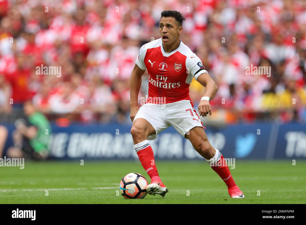 Alexis Sanchez of Arsenal - Arsenal v Chelsea, The Emirates FA Cup ...