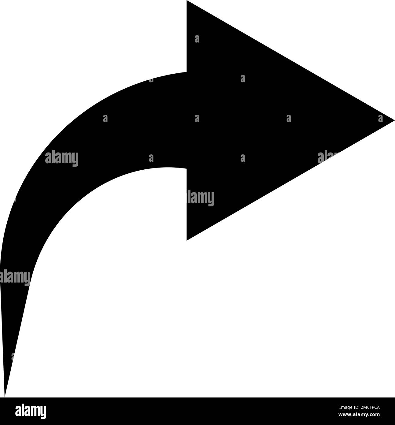 Arrow send button silhouette icon. Editable vector Stock Vector Image & Art - Alamy