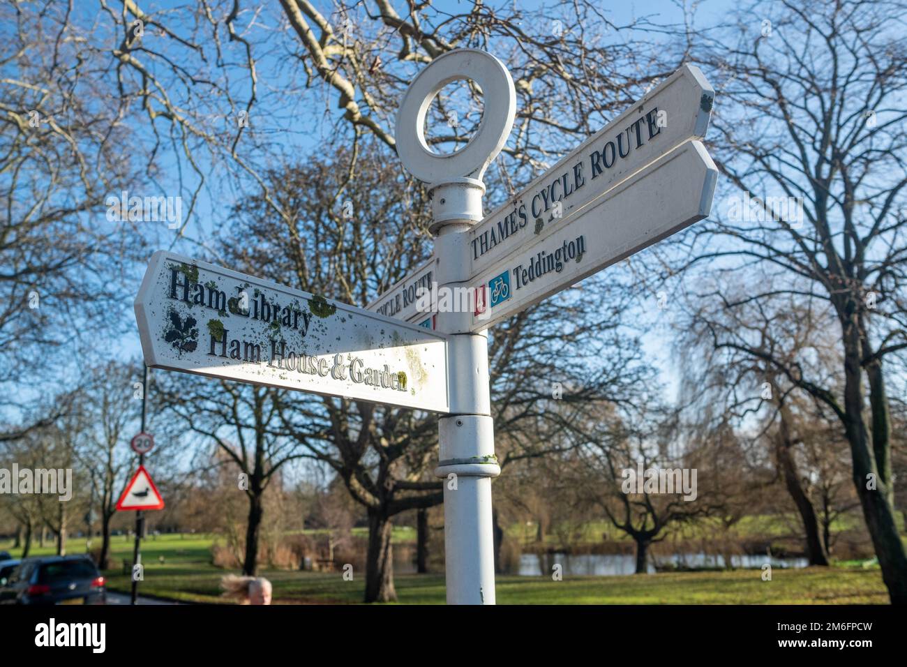 London- December 2022: Ham Common area of Richmond in South West London ...