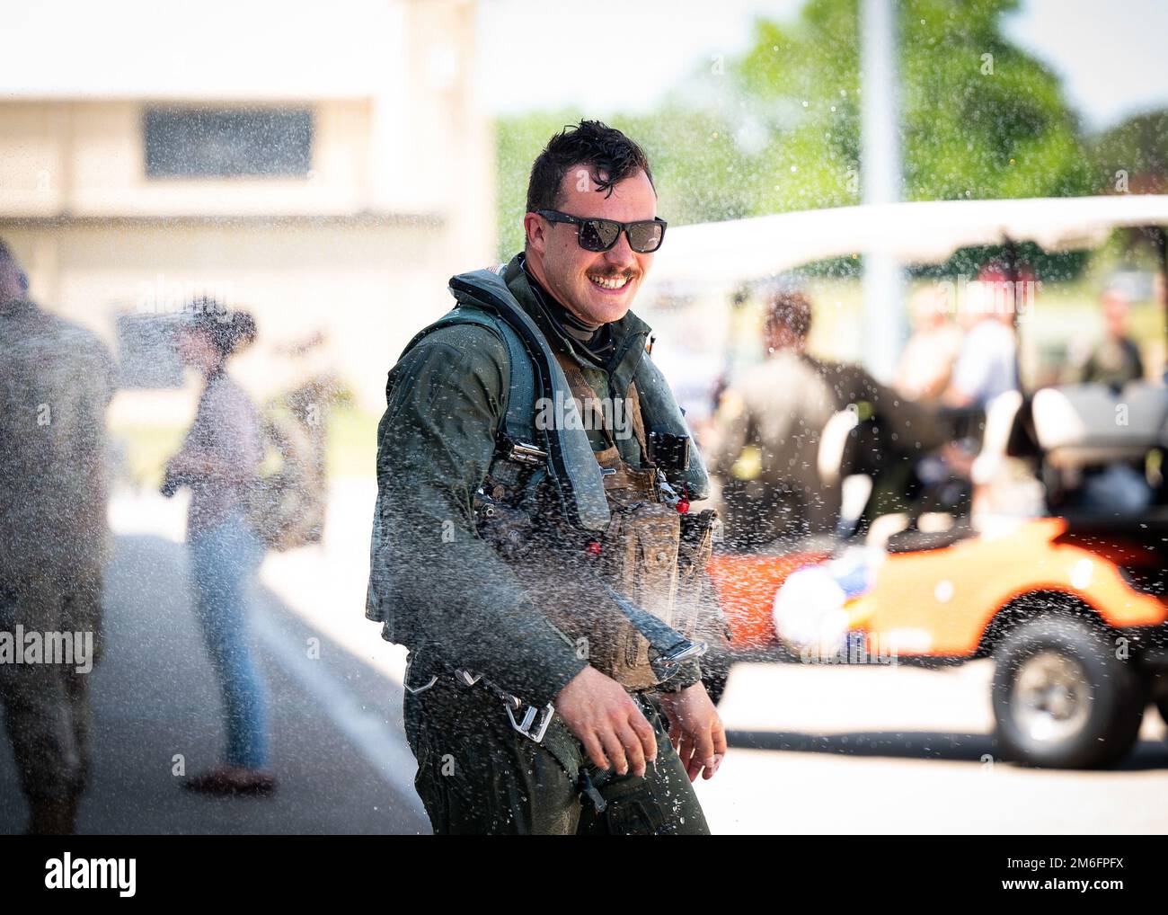 Friends and family welcome 55th Fighter Squadron pilots home from ...