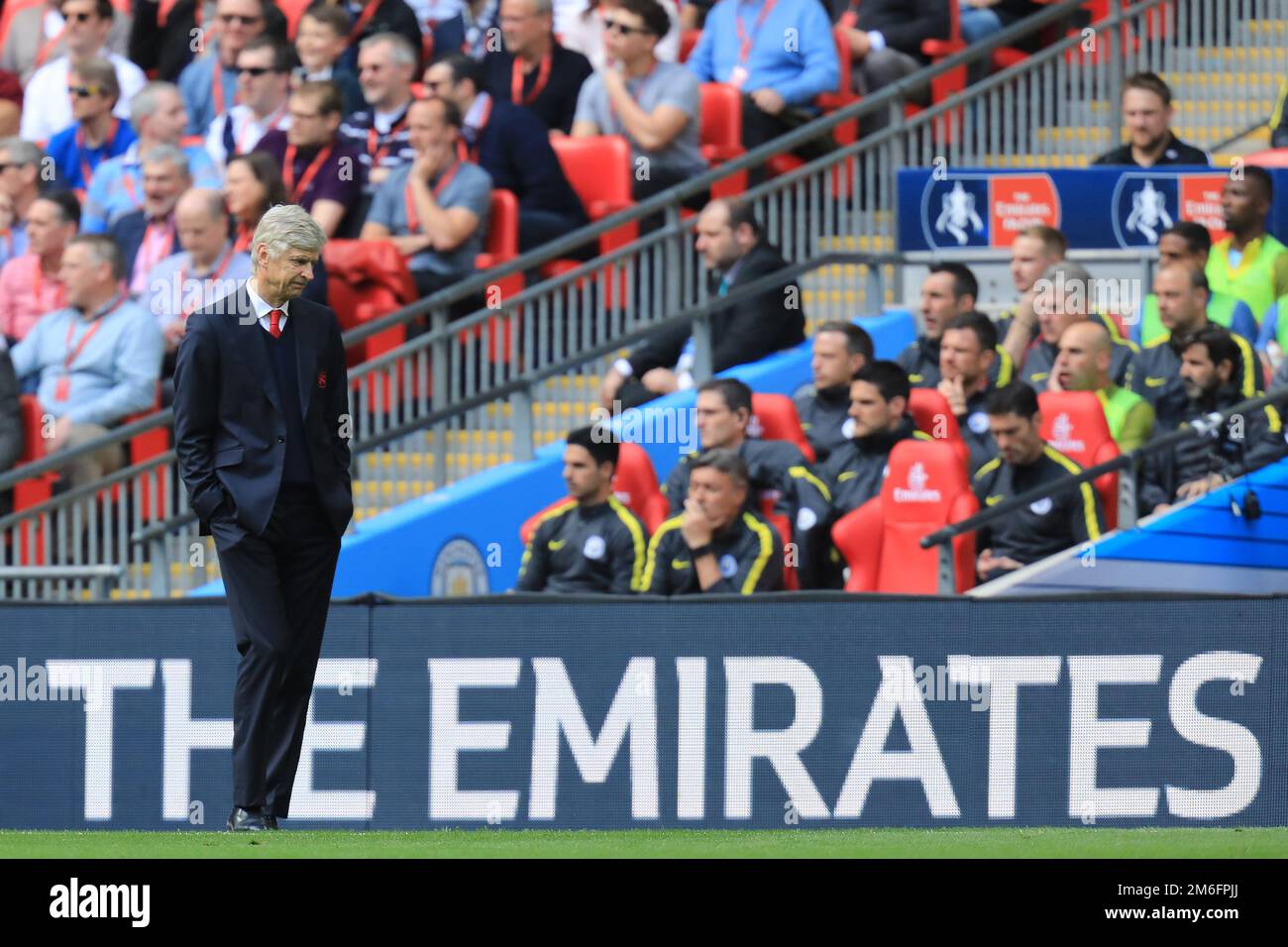 Arsenal Manager Arsene Wenger - Arsenal v Manchester City, The Emirates ...