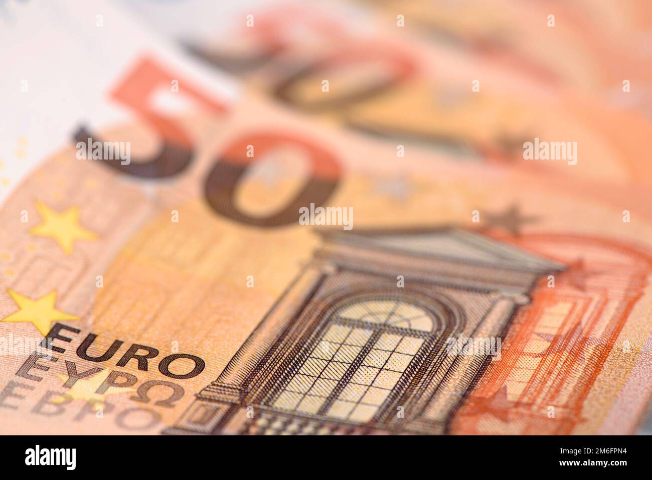 50 Euro banknote in detail Stock Photo - Alamy