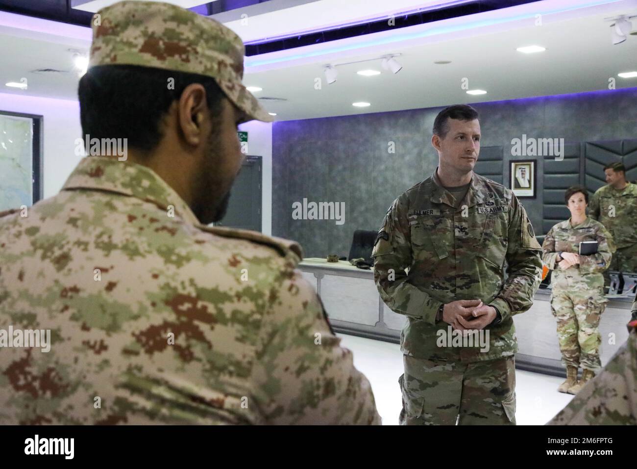 U.S. Army Col. Joshua Fulmer, U.S. Army Central (G2) Military ...