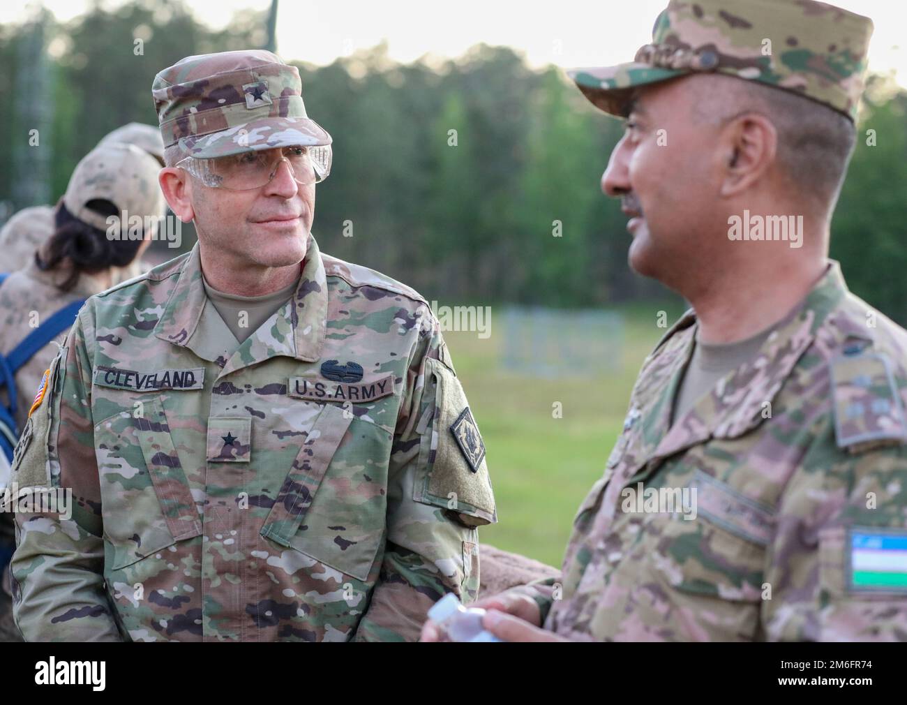 U.S. Army Brig. Gen. Michael N. Cleveland, commander of 66th Troop ...