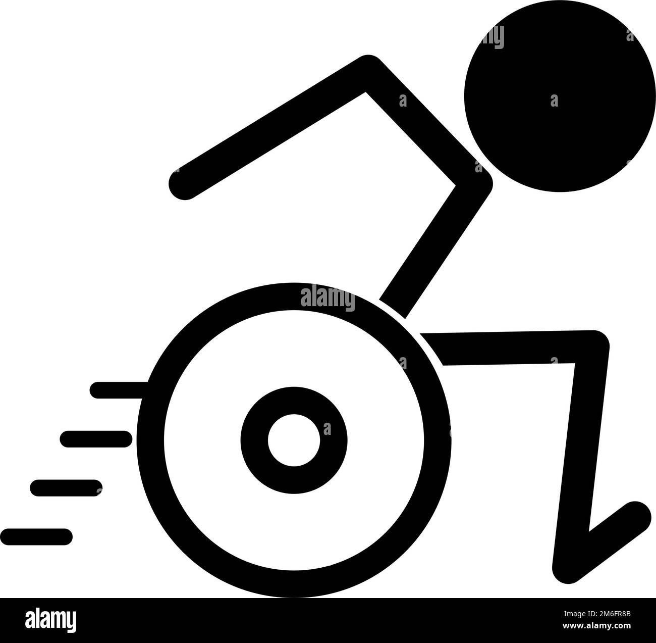 Wheelchair Race Vector