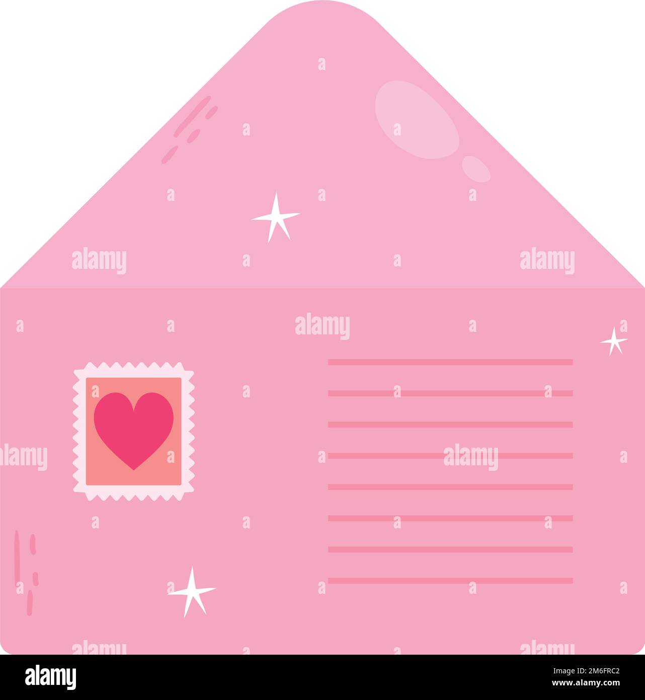 pink envelope design Stock Vector Image & Art - Alamy