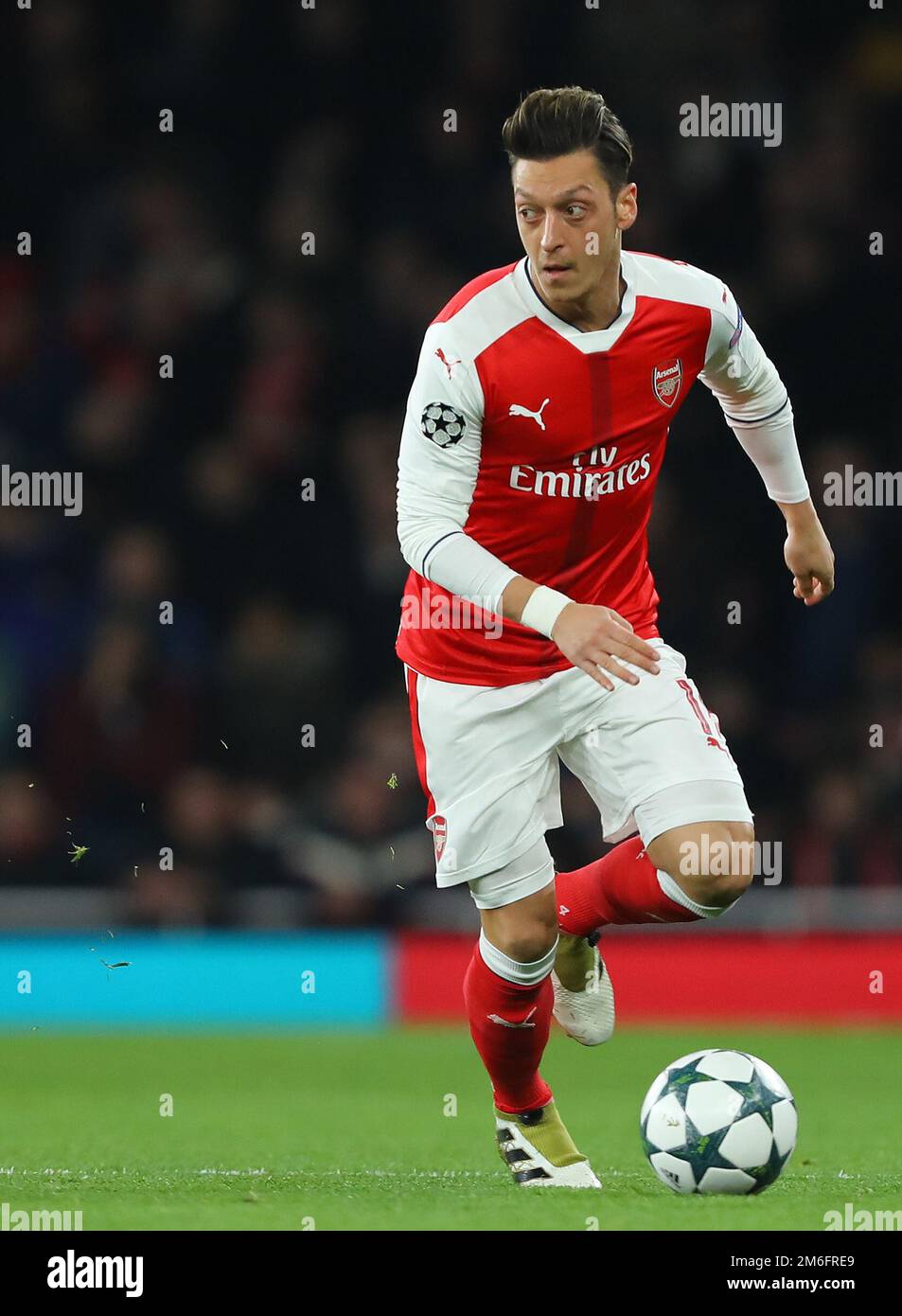 Mesut Ozil of Arsenal - Arsenal v Paris Saint-Germain, UEFA Champions ...