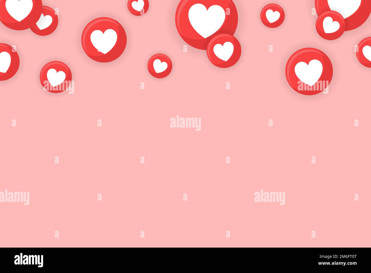 Heart icons themed border background vector Stock Vector Image & Art ...