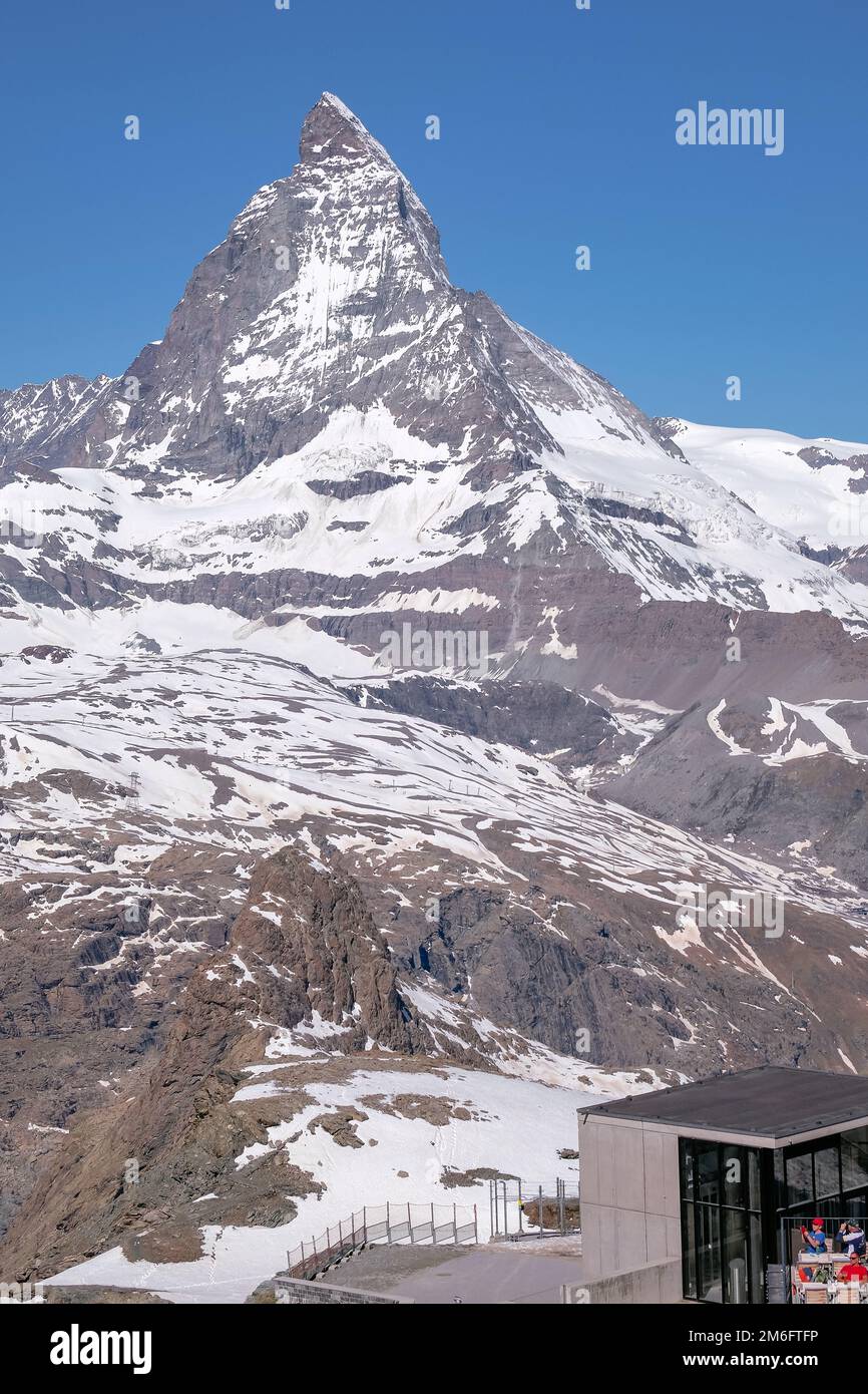 The Mighty and Beautiful Matterhorn Peak view from Gornergrat, The ...