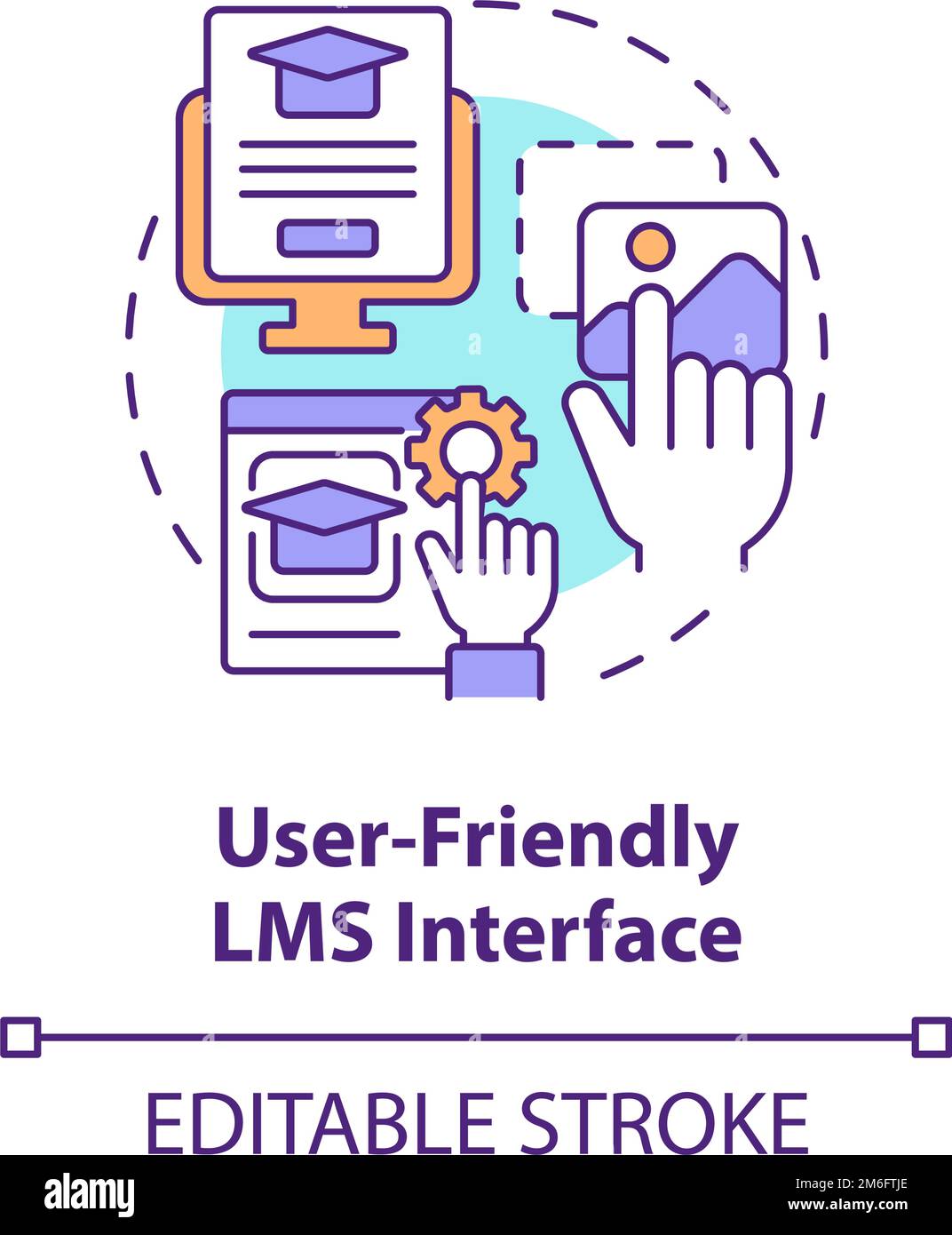 Feature learning image Stock Vector Images - Alamy