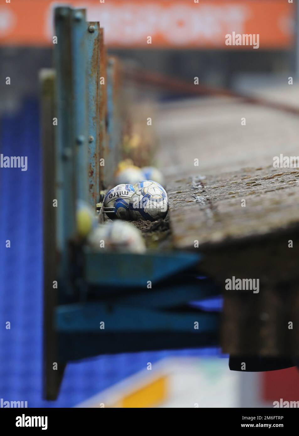 Premier league match ball on a stand hi-res stock photography and ...