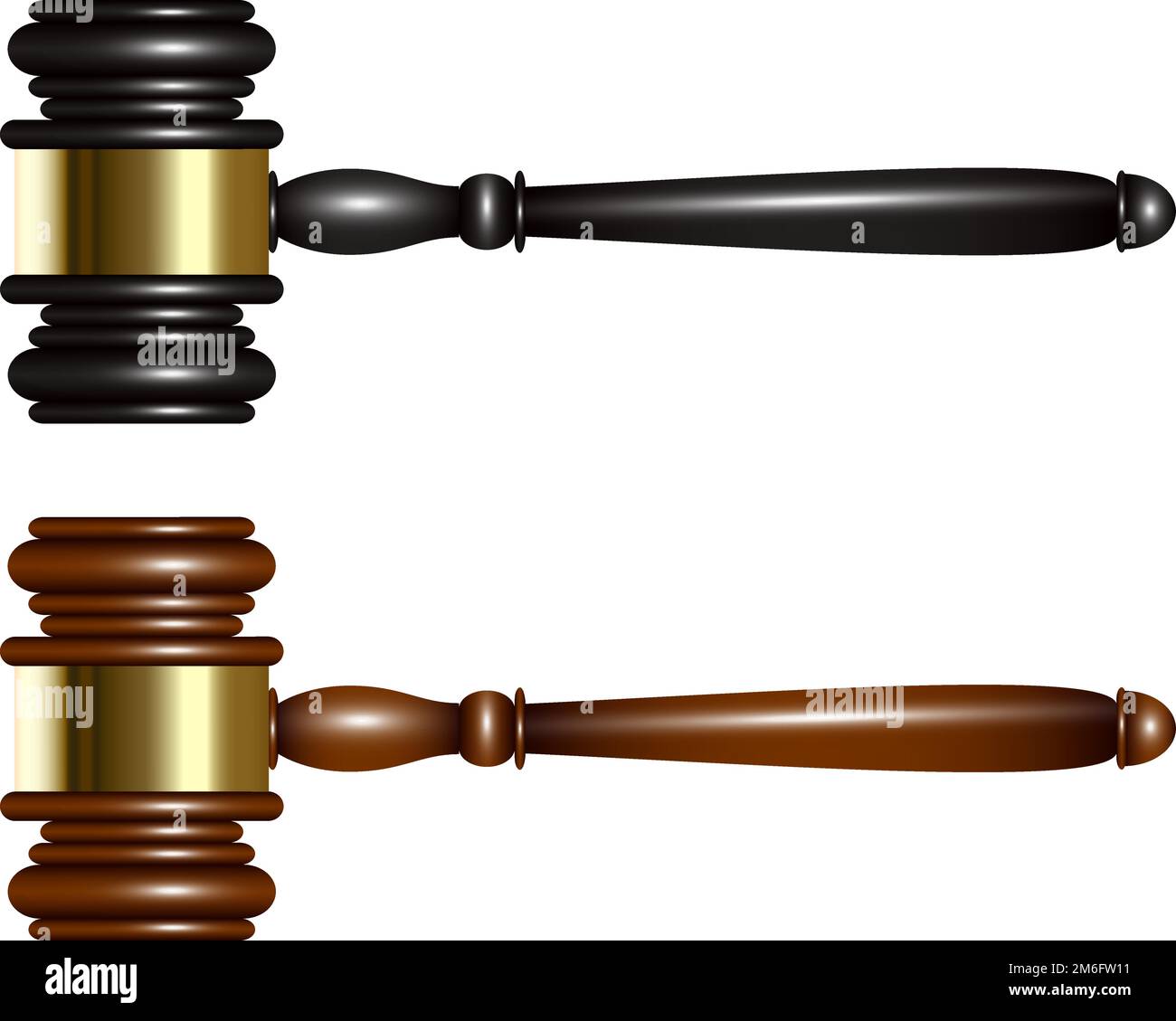 3d auction hammer Stock Vector Images - Alamy