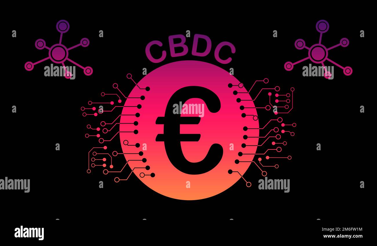 Illustration of a cbdc concept Stock Photo - Alamy