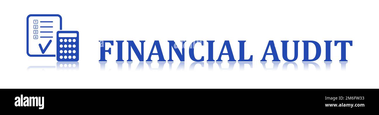 Illustration of a financial audit concept Stock Photo - Alamy