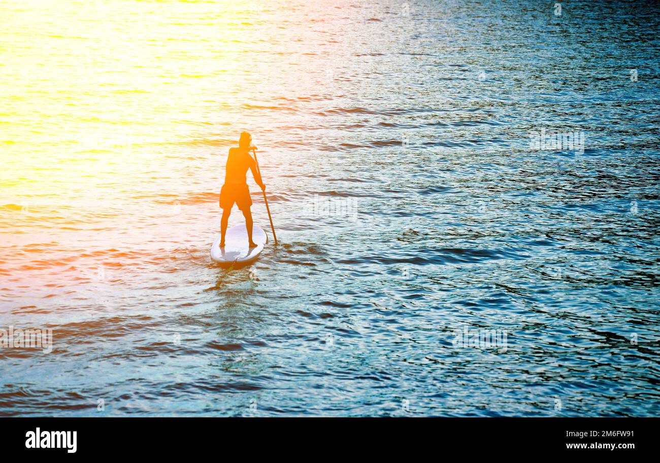 Recreational paddleboarding hi-res stock photography and images - Alamy