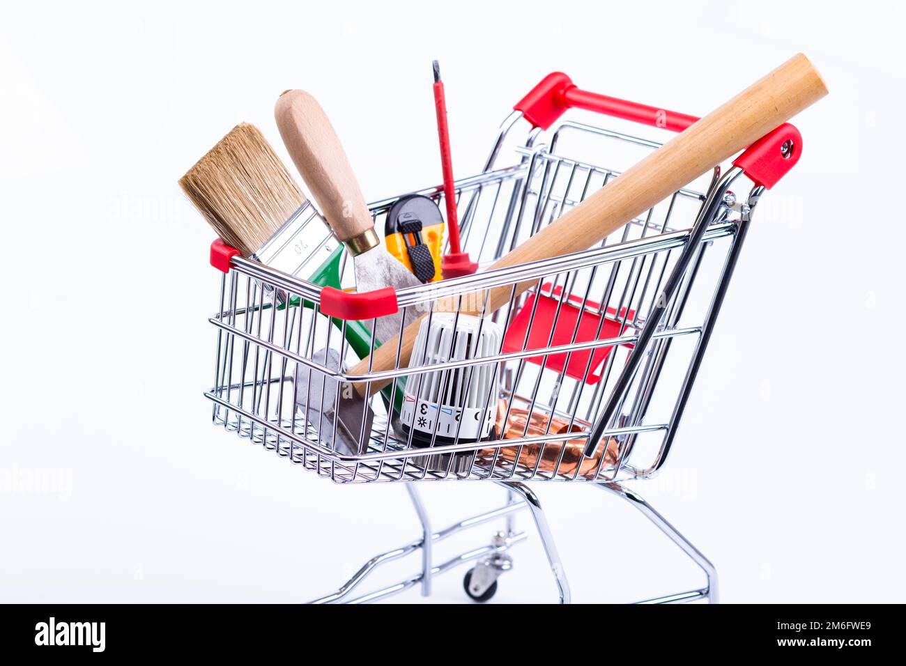 The photo shows a shopping cart Stock Photo - Alamy