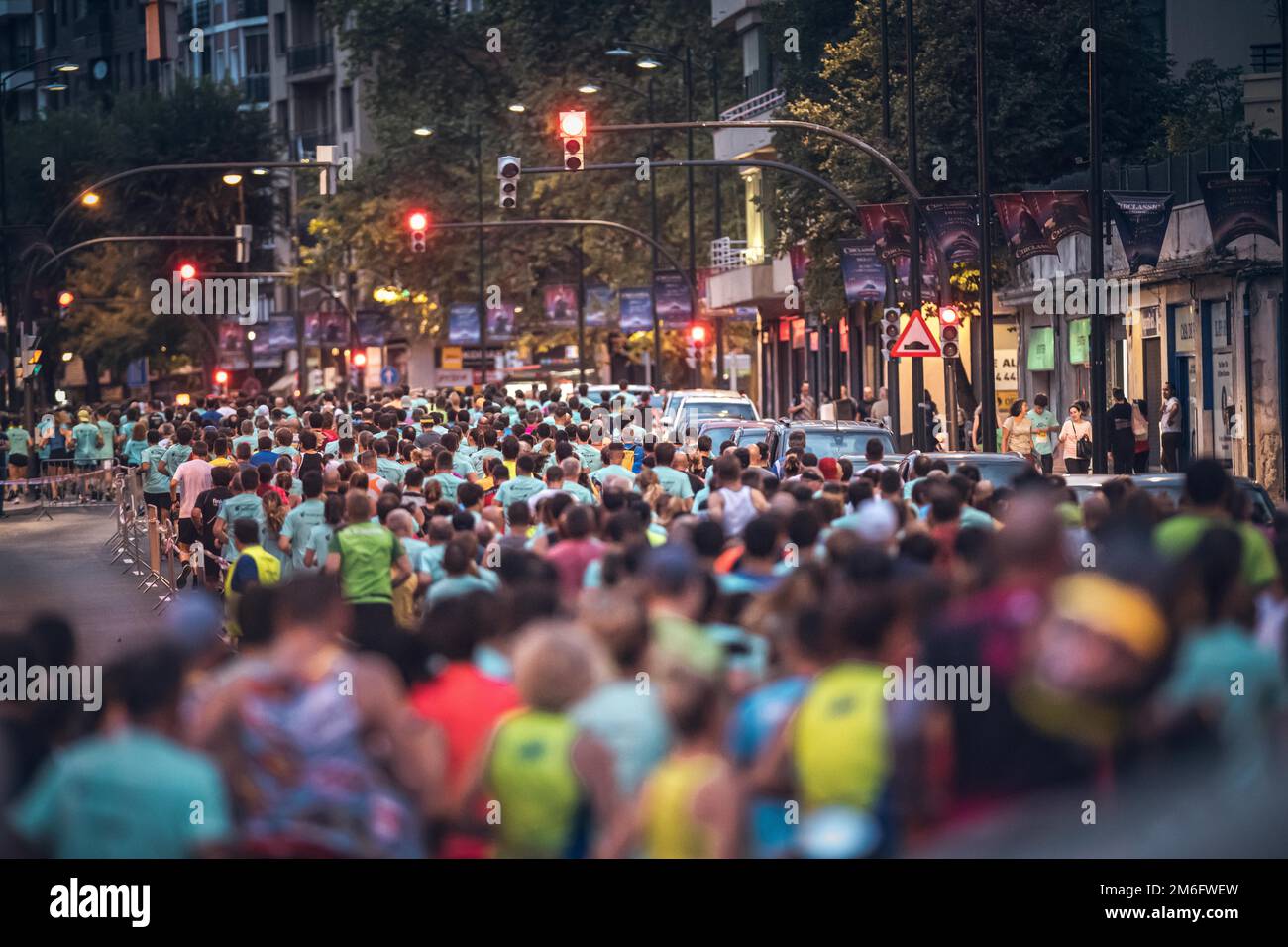 Bilbao night marathon hi-res stock photography and images - Alamy