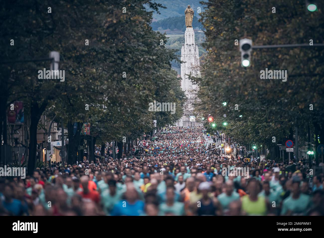 Bilbao night marathon hi-res stock photography and images - Alamy