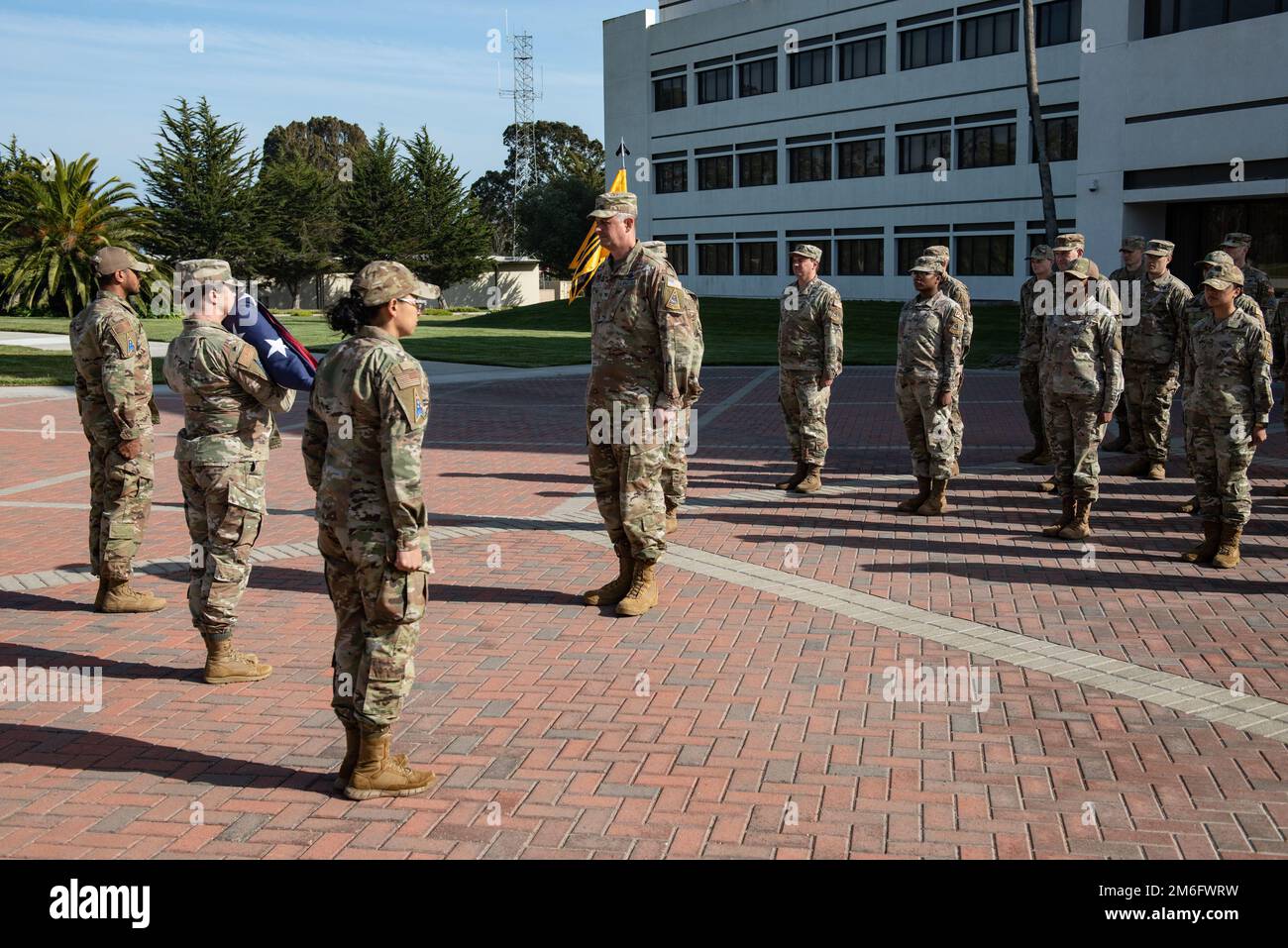 Space Launch Delta 30 leadership along with Airmen and Guardians from ...