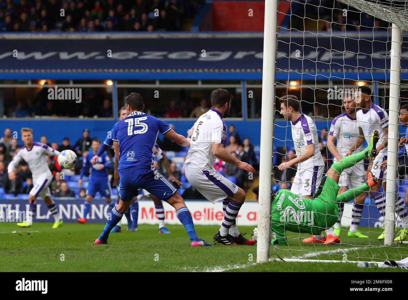 Karl Darlow of Newcastle United makes a flying save - Birmingham City v ...