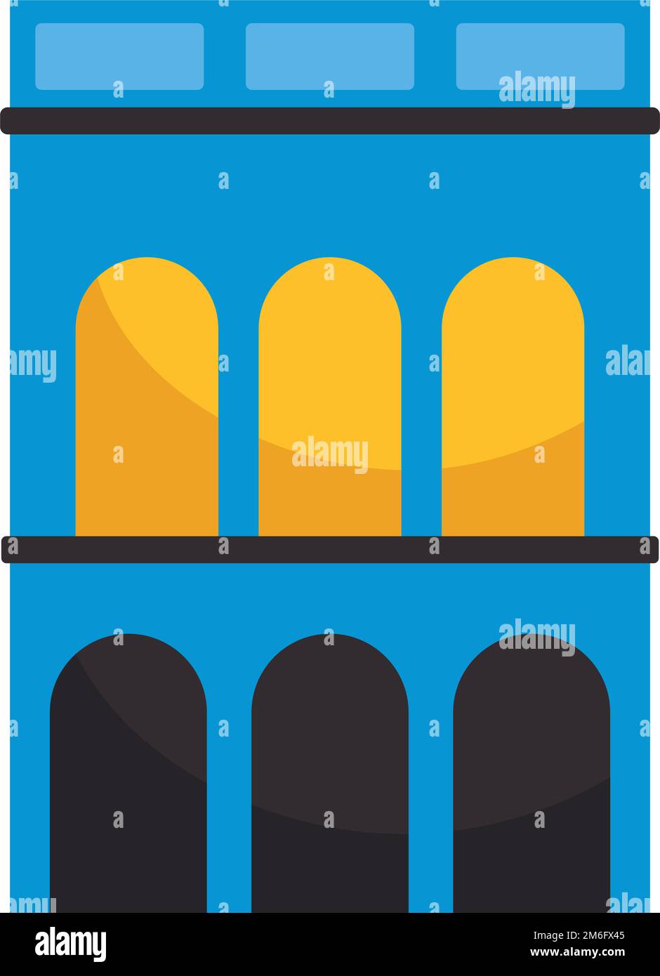 blue cuban building Stock Vector Image & Art - Alamy