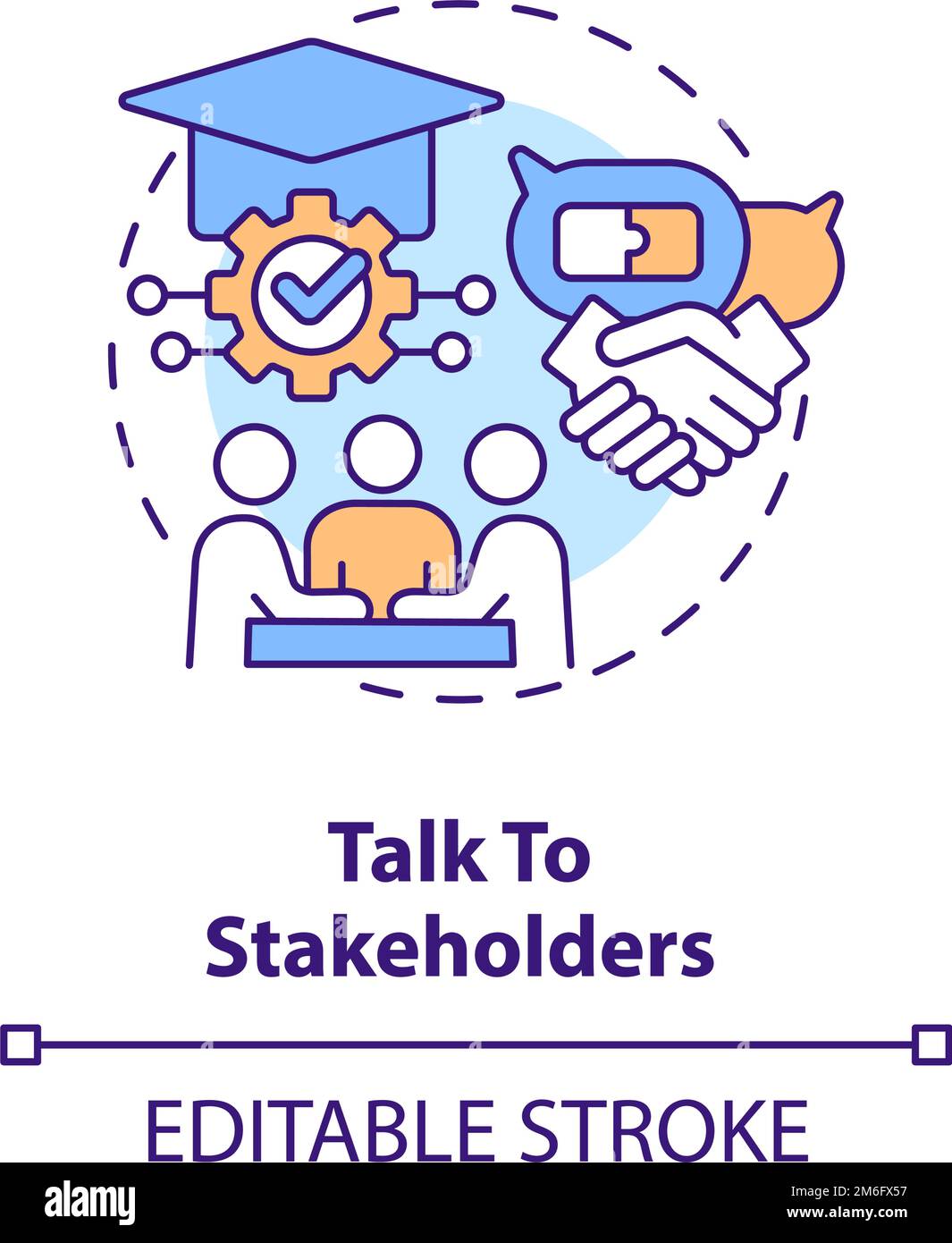 Stakeholders infographic hi-res stock photography and images - Alamy