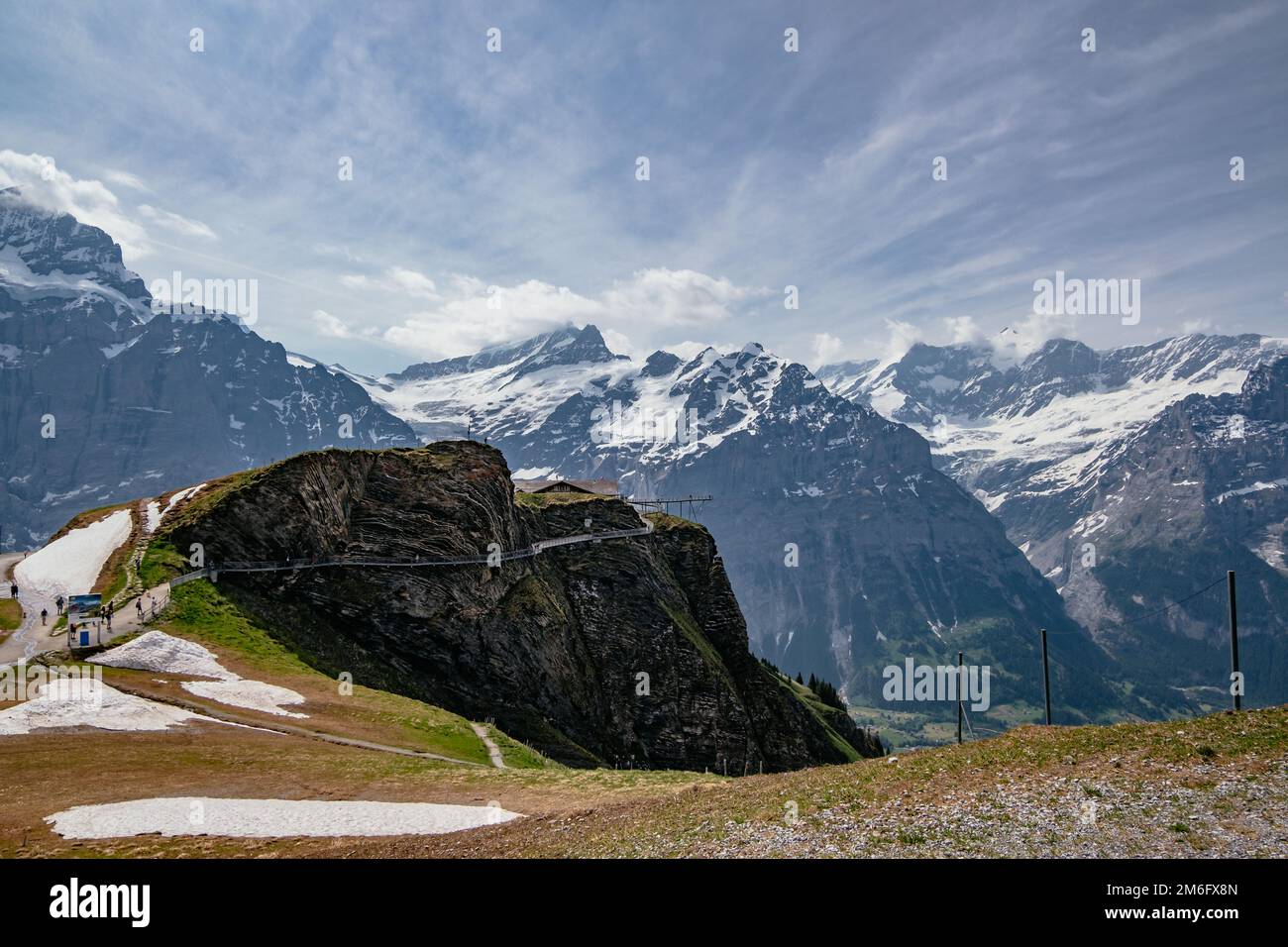 Cliff Walk, a popular viewing platform on the First mountain in ...
