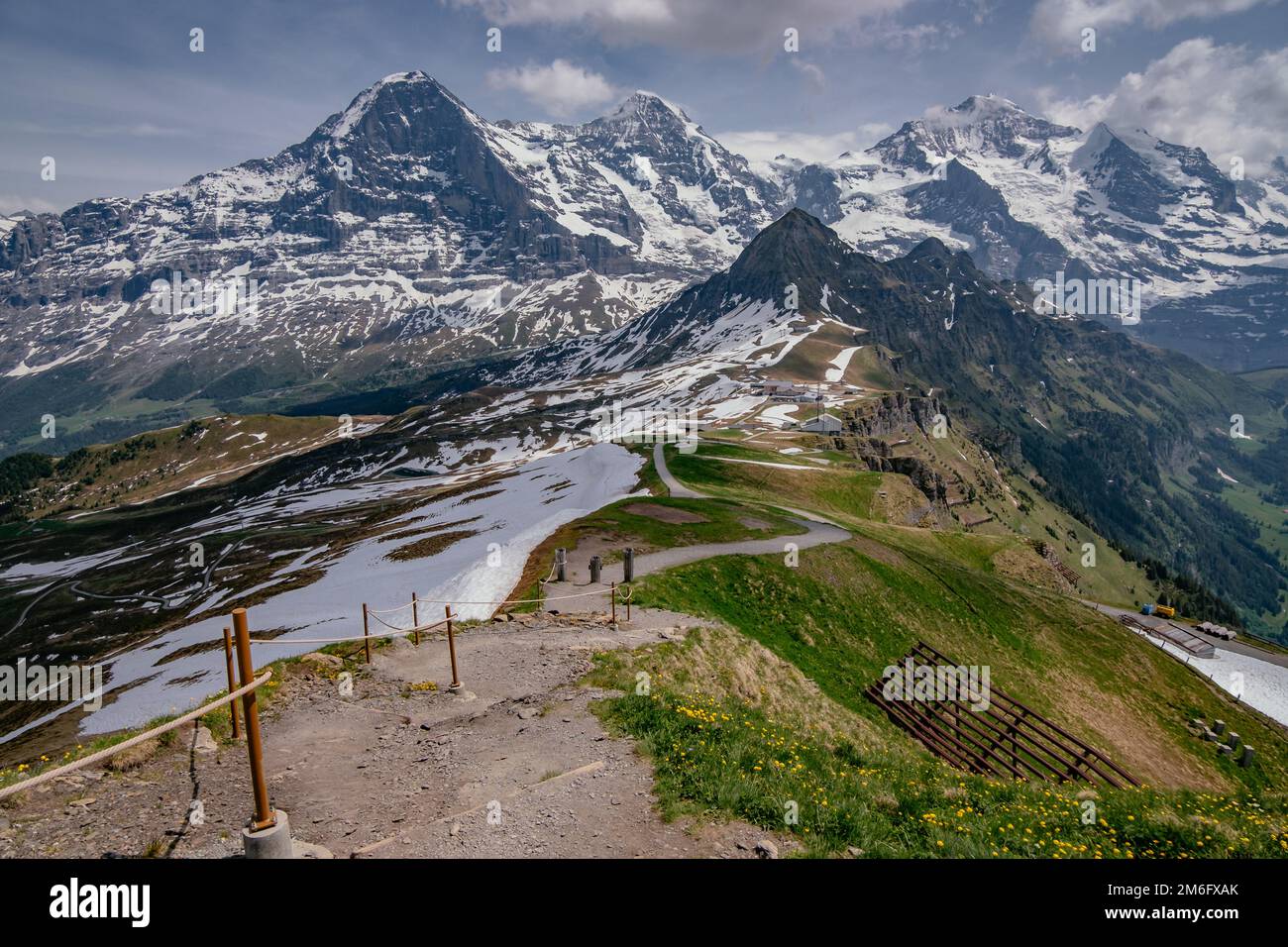 Aerial Panorama View from the Royal Walk Viewpoint - MÃ¤nnlichen, Swiss ...