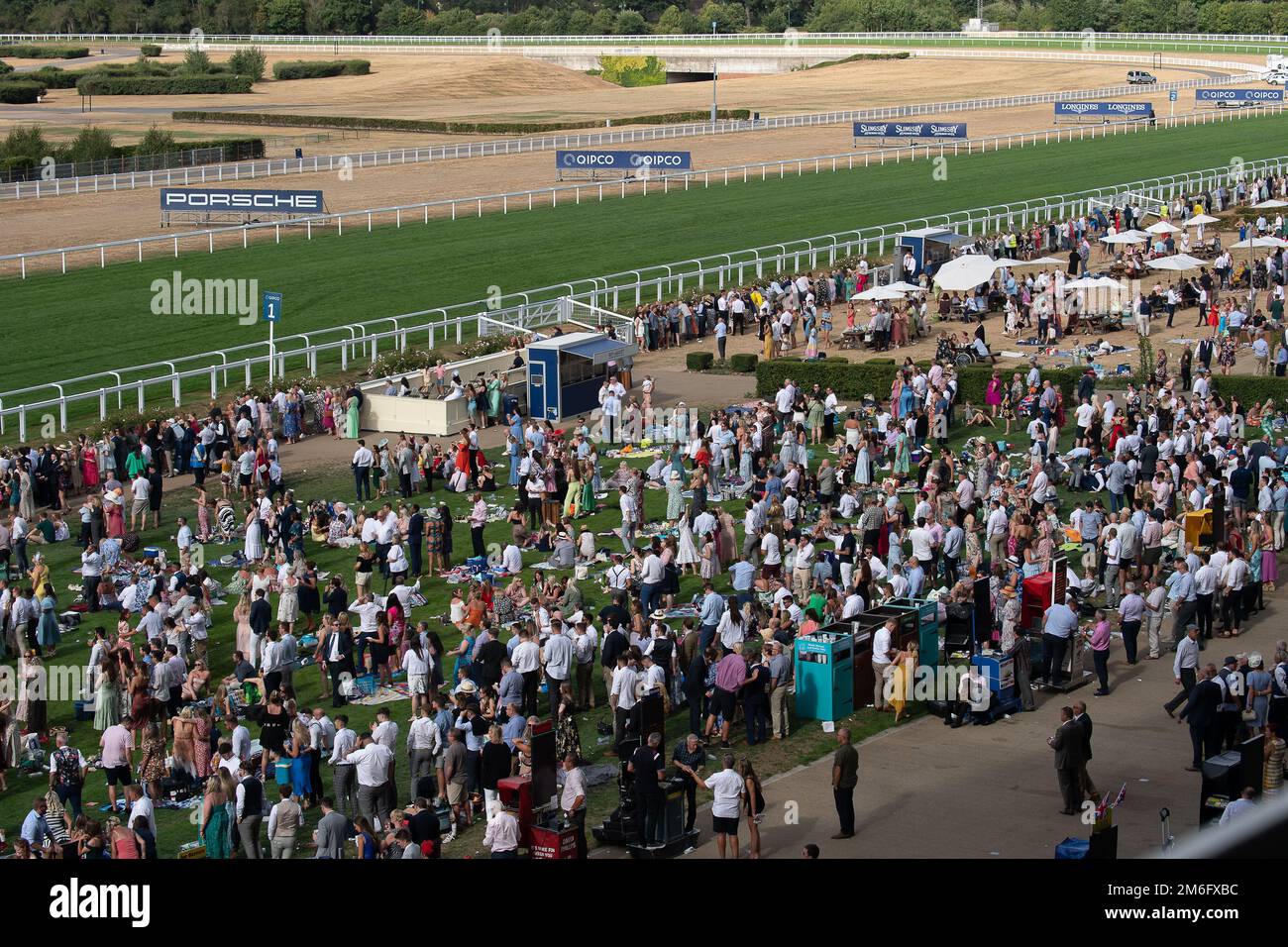 Ascot, Berkshire, UK. 23rd July, 2022. A busy day at the QIPCO King ...
