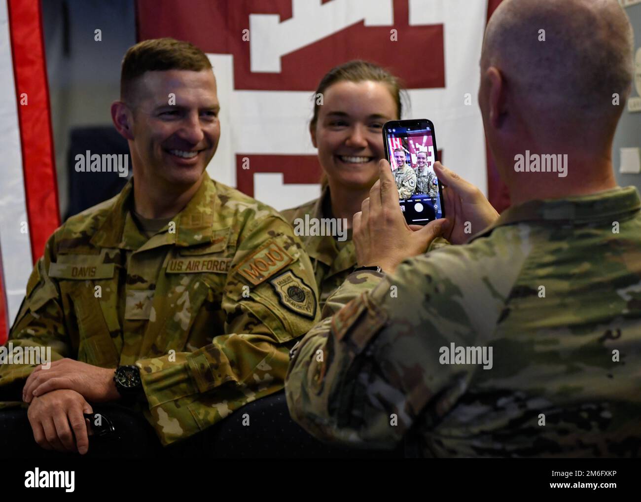 U.S. Air Force Chief Master Sgt. Jackson Helzer, the Command Chief of ...