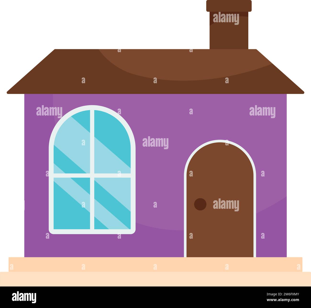 purple house icon Stock Vector Image & Art - Alamy