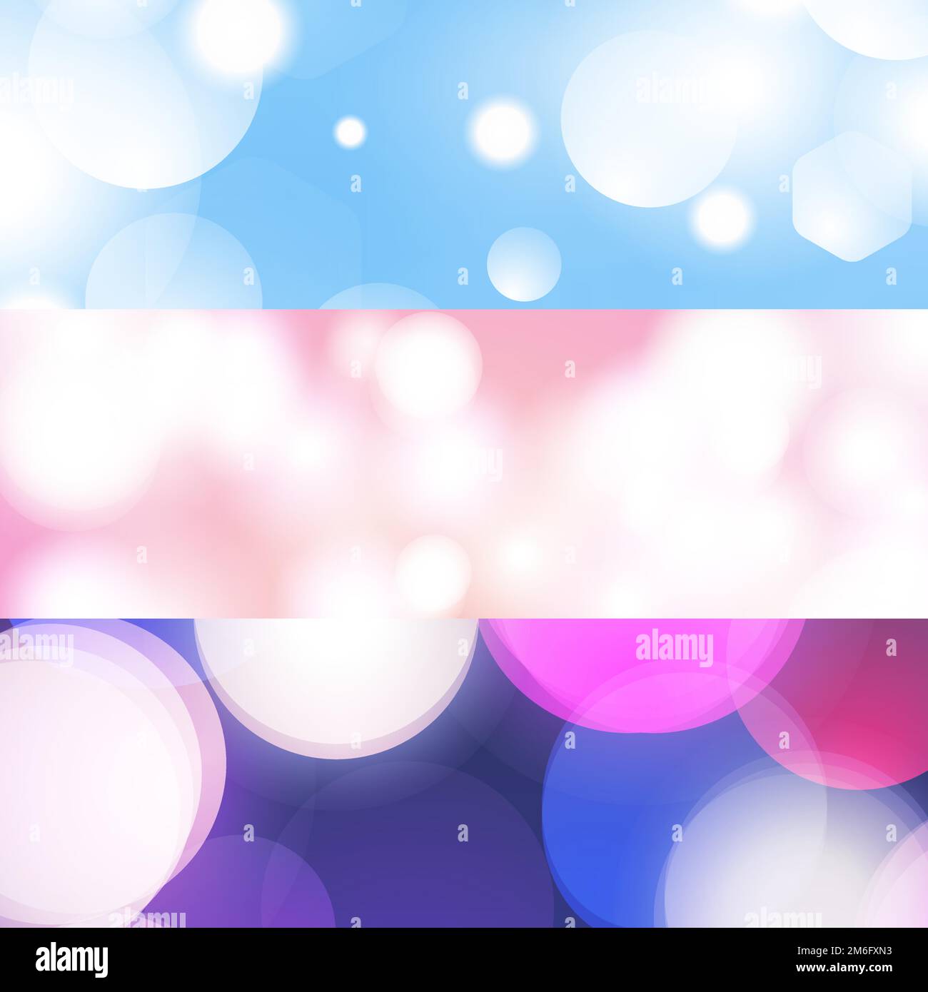 Blurred background banner set vector Stock Vector Image & Art - Alamy
