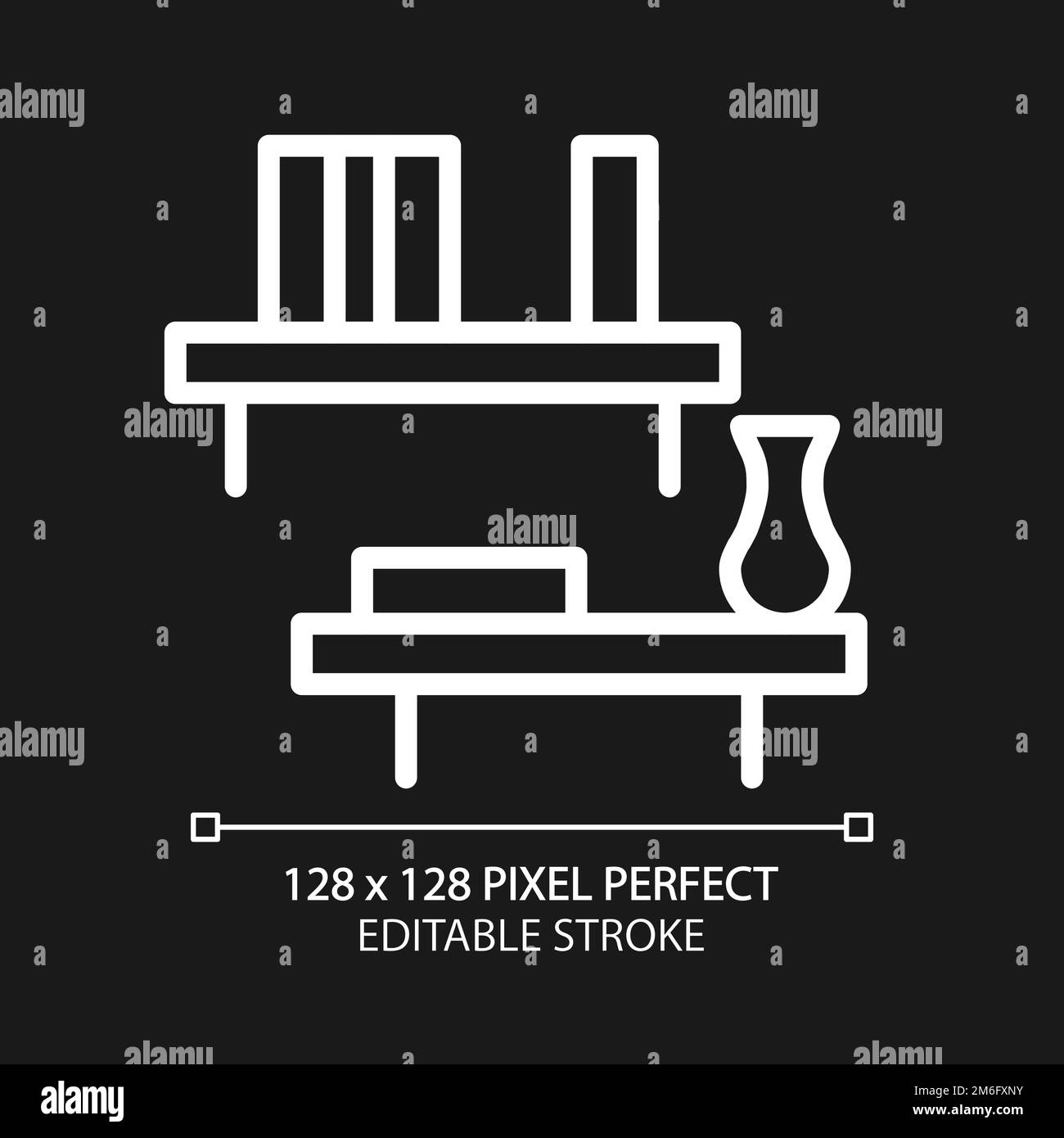 Double shelf Black and White Stock Photos & Images - Alamy