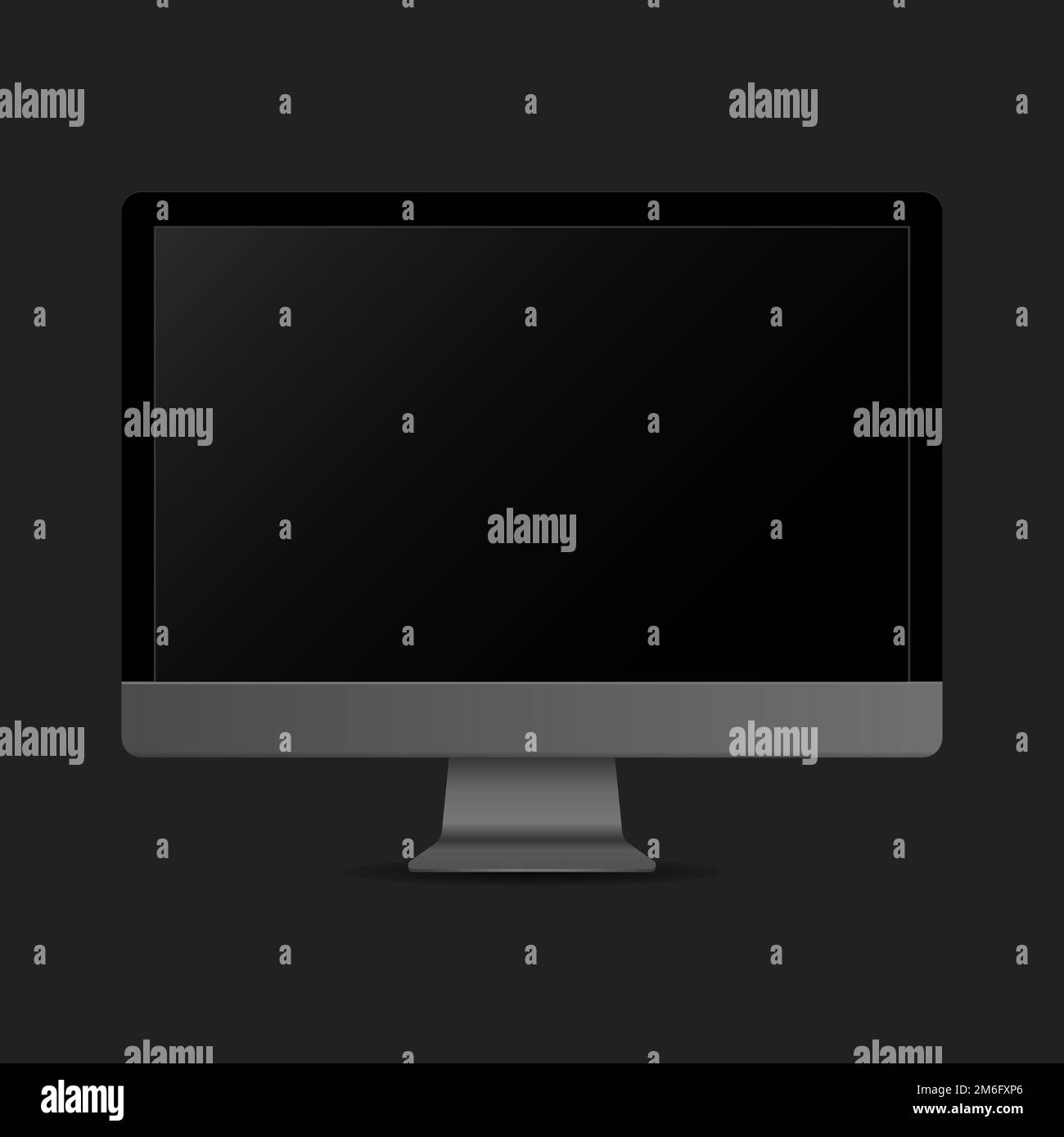 Digital personal computer screen mockup Stock Vector Image & Art - Alamy