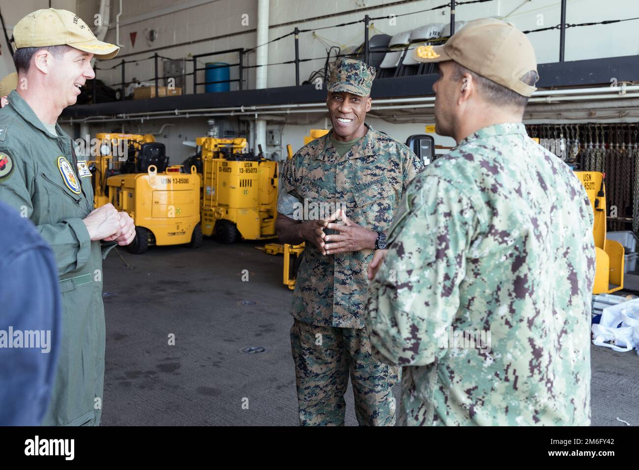 U.S. Marine Corps Lt. Gen. Michael E. Langley, the commanding general ...