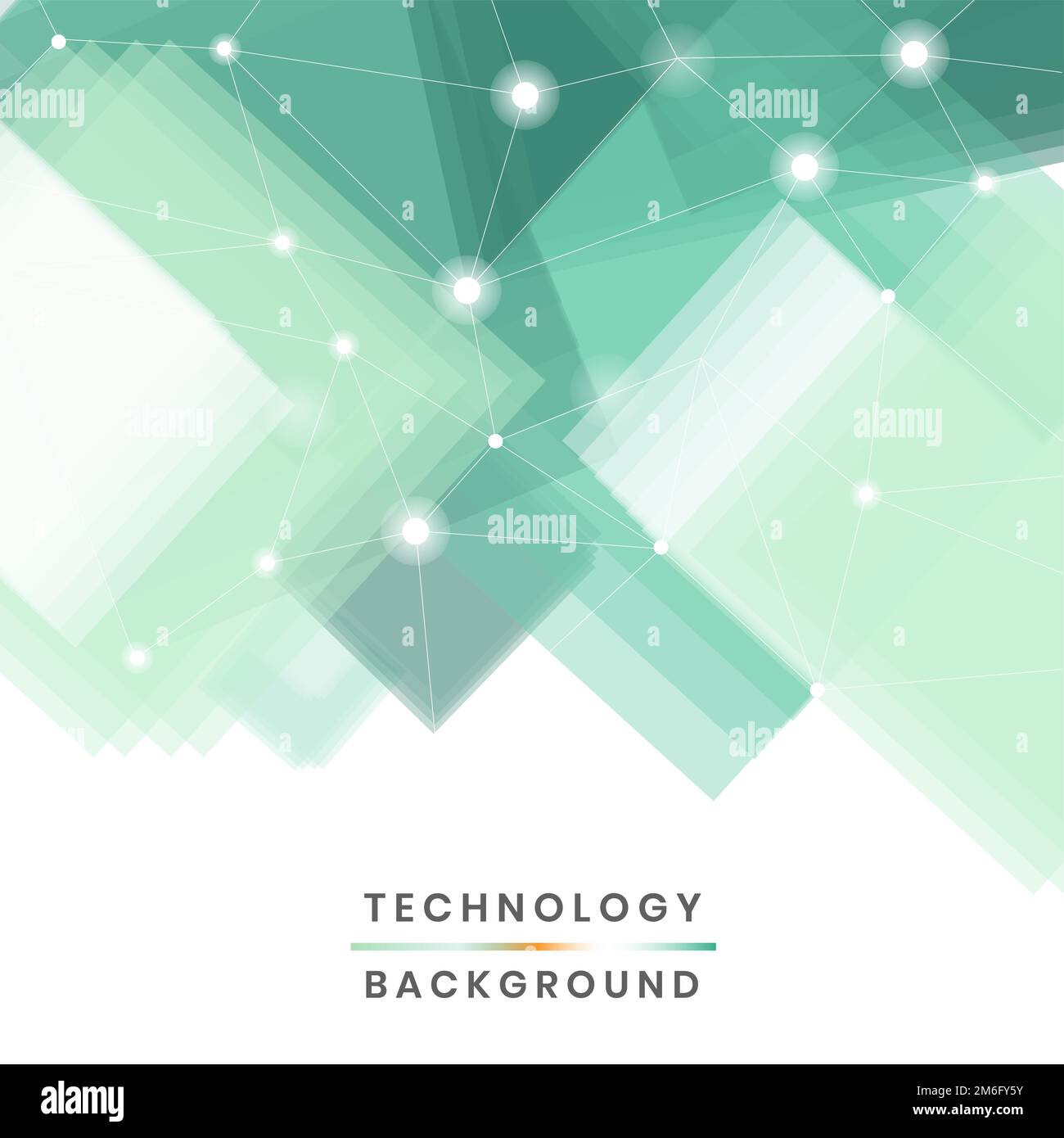 Green and white futuristic technology background vector Stock Vector ...
