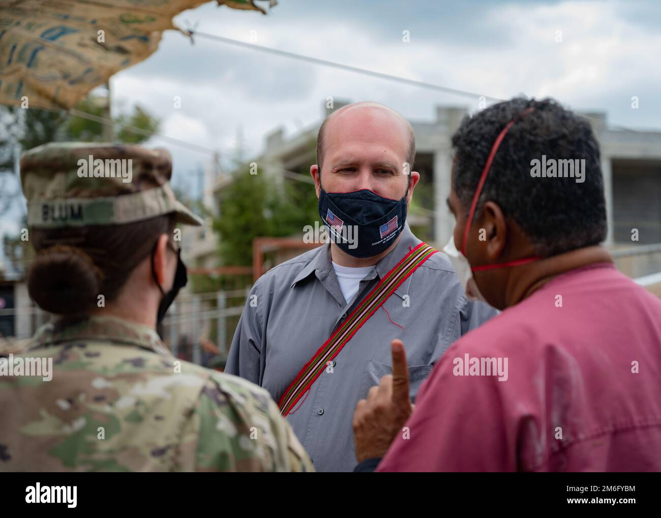 U.S. Army 1st. Lt. Nancy Blum, left, Joint Task Force-Bravo Medical ...