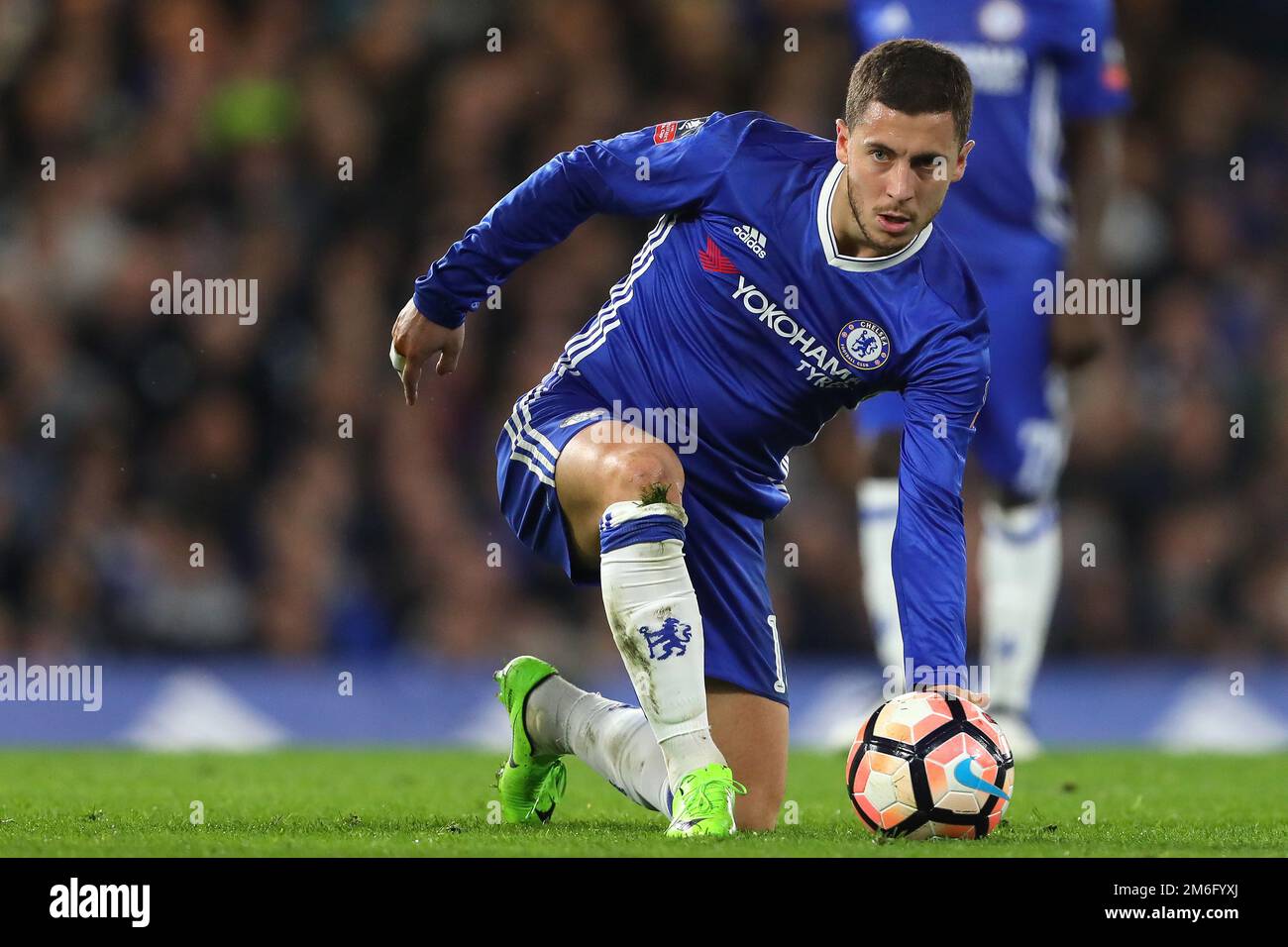 Eden Hazard of Chelsea - Chelsea v Manchester United, FA Cup Quarter ...