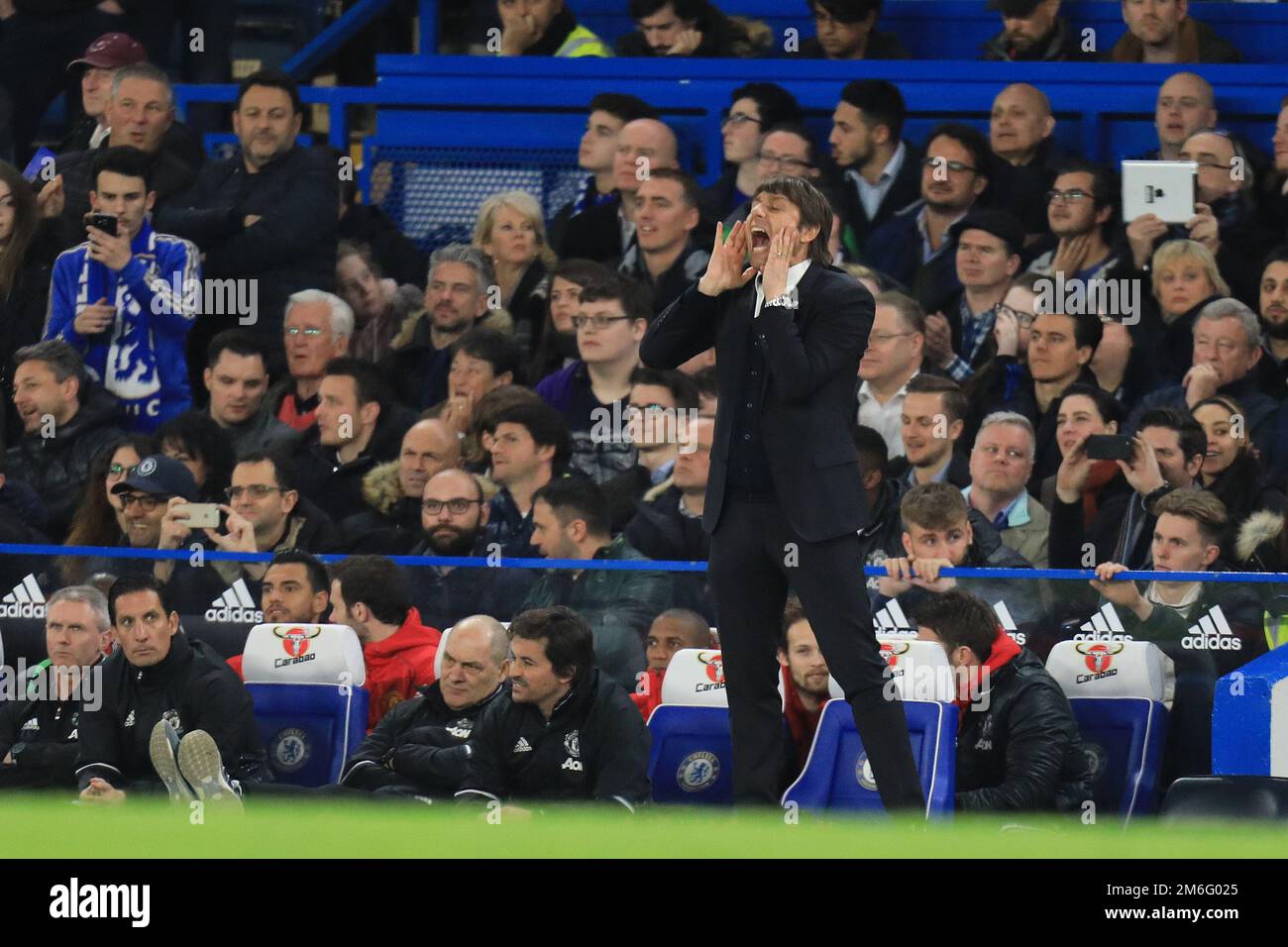 Chelsea Manager Antonio Conte - Chelsea v Manchester United, FA Cup ...