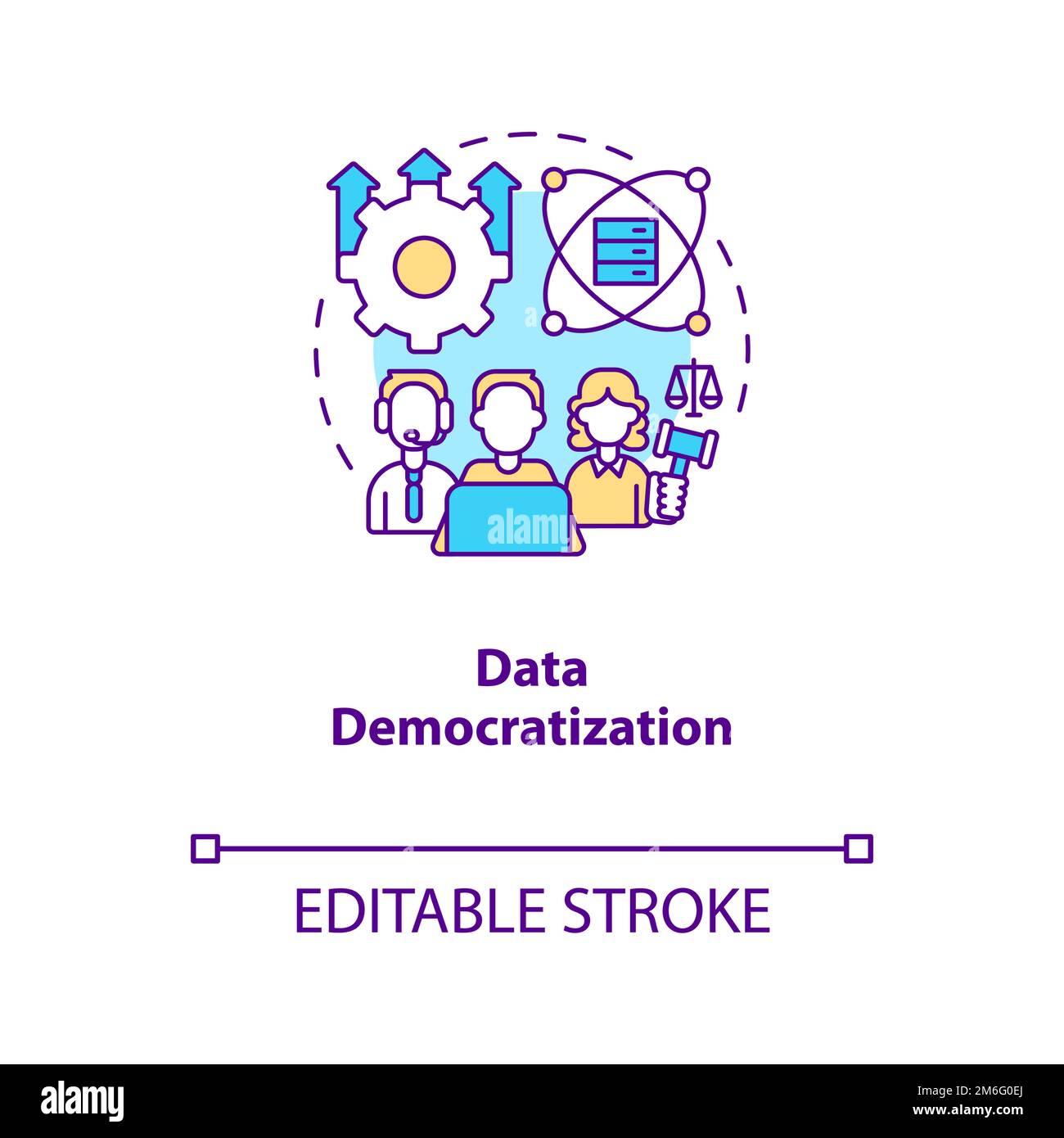 Democratization concept icon Stock Vector Image & Art - Alamy