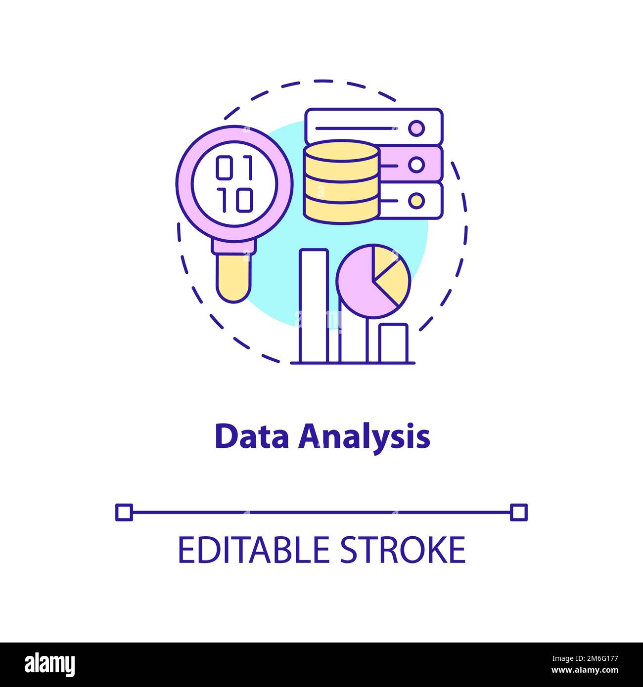 Data analysis concept icon Stock Vector Image & Art - Alamy