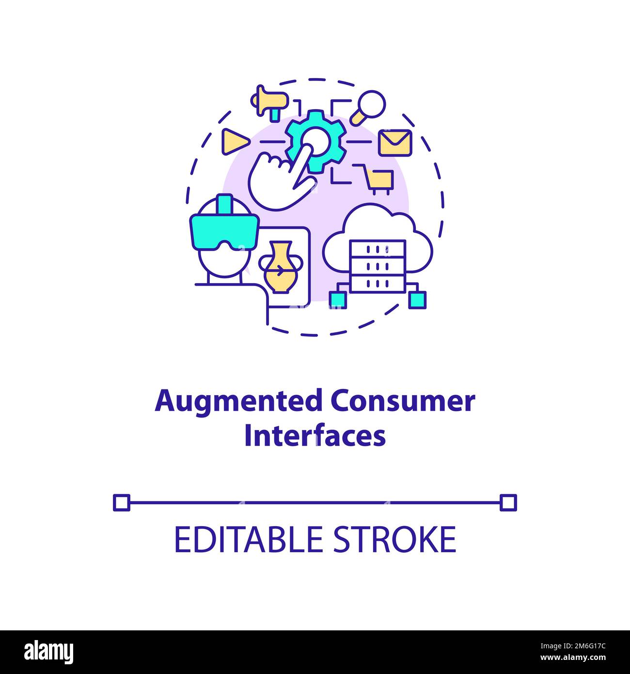 Futuristic interfaces Stock Vector Images - Alamy