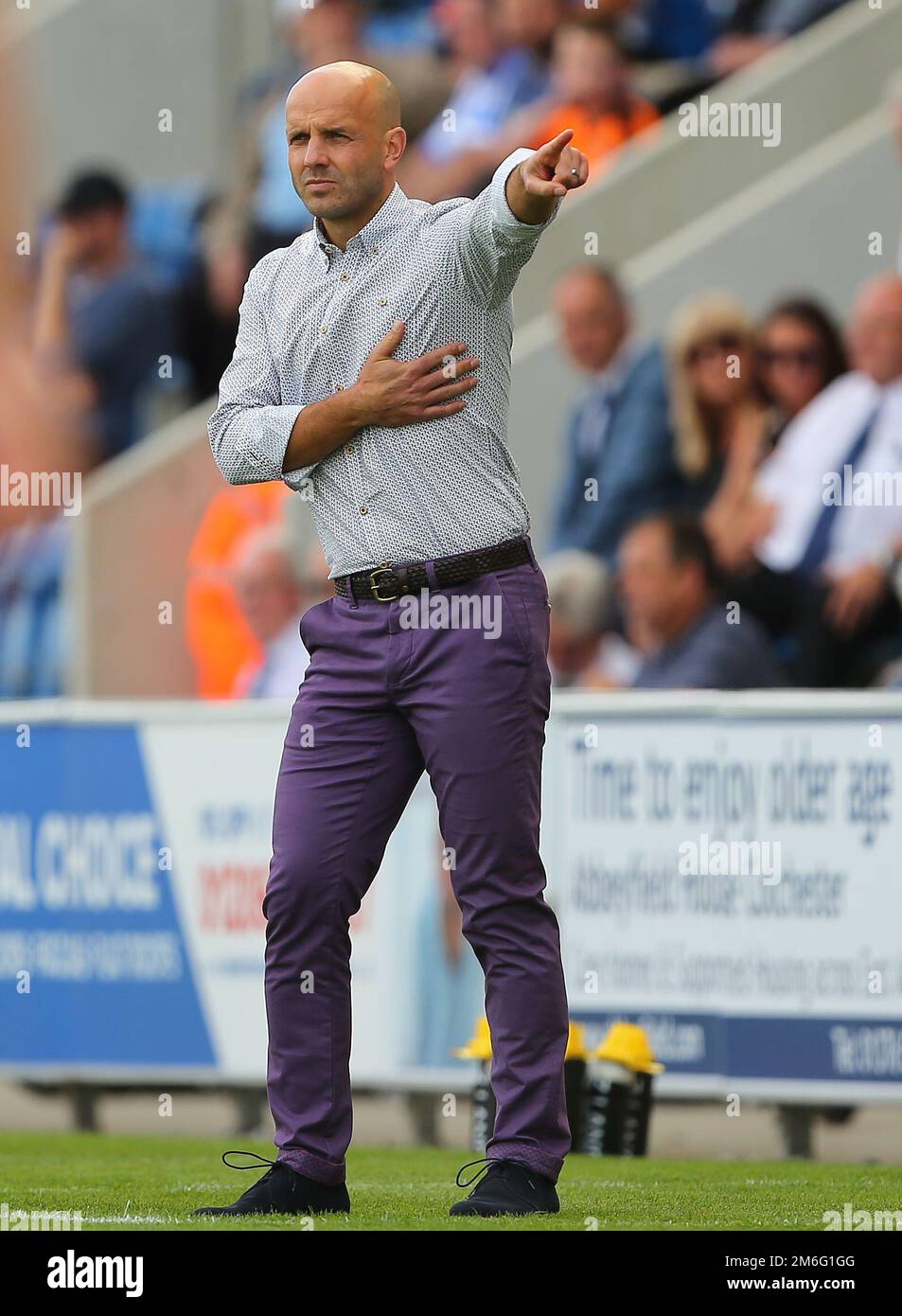 Manager of Exeter City, Paul Tisdale - Colchester United v Exeter City ...
